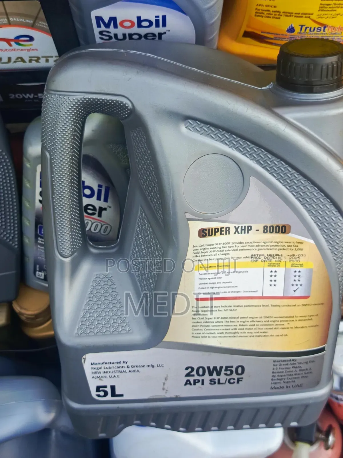 Sea Gold 20w50 Engine Oil in Ogba - Vehicle Parts & Accessories, Adikpe ...