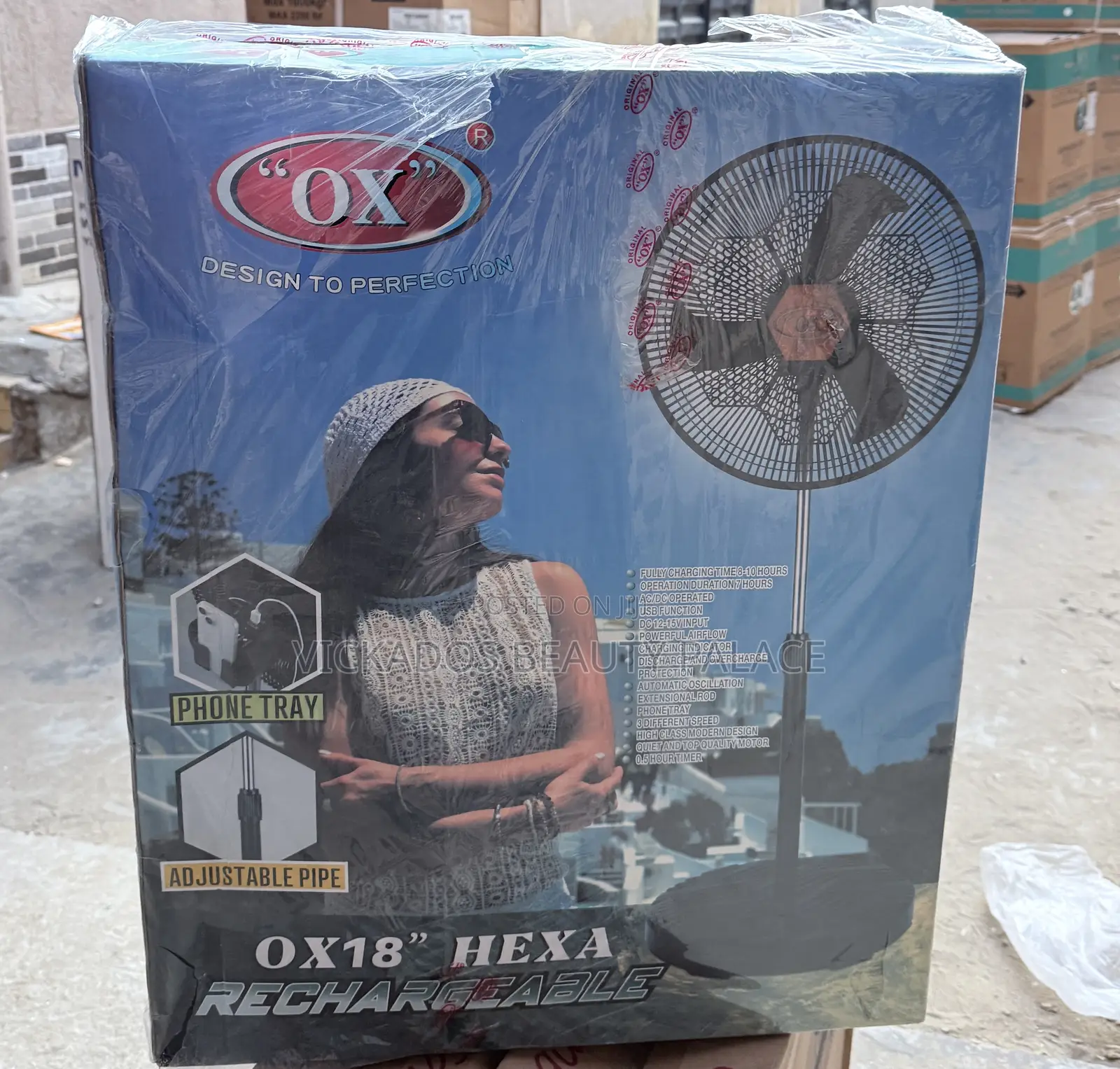 Ox Standing Rechargeable Fan 18” in Ojo - Home Appliances, Vickados ...