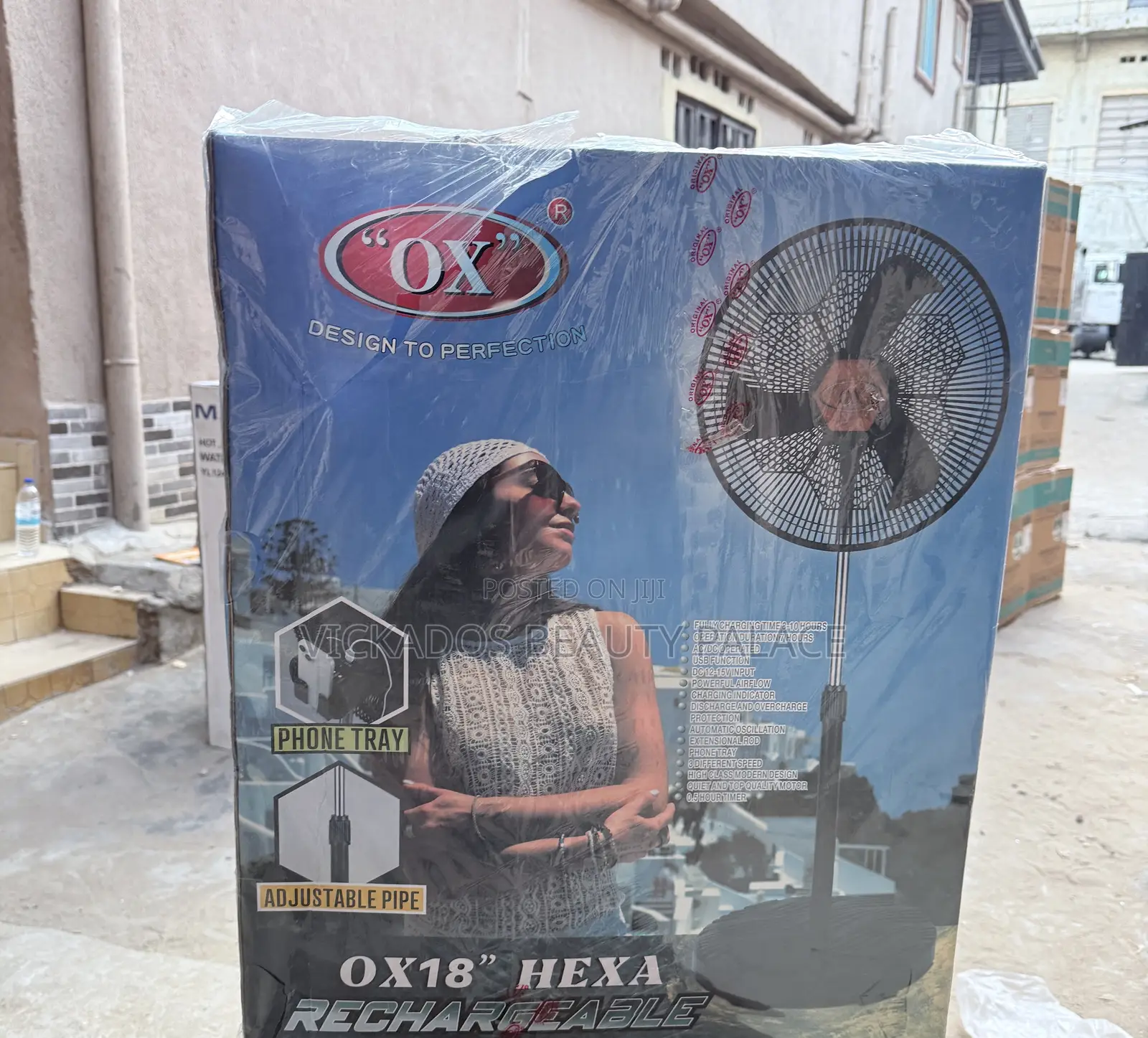 Ox Standing Rechargeable Fan 18” in Ojo - Home Appliances, Vickados ...