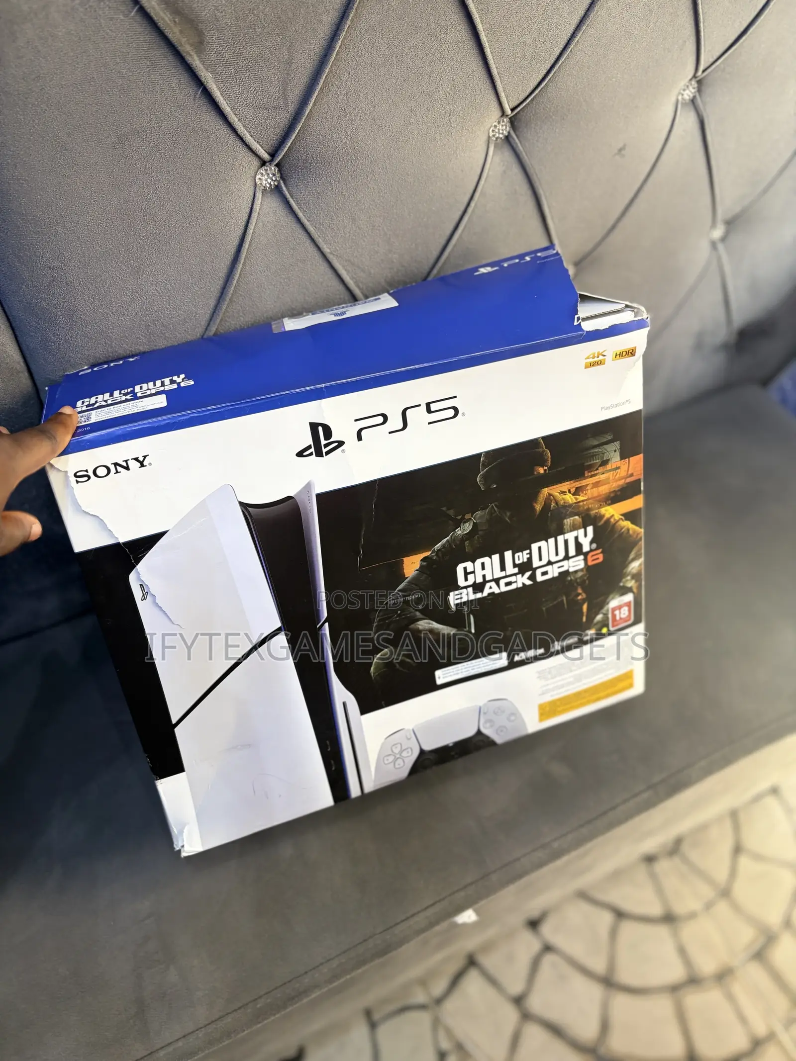 Open Box Ps 5 Slim 1tb With 1 Follow Come Pad and 12 Games in Ikeja ...