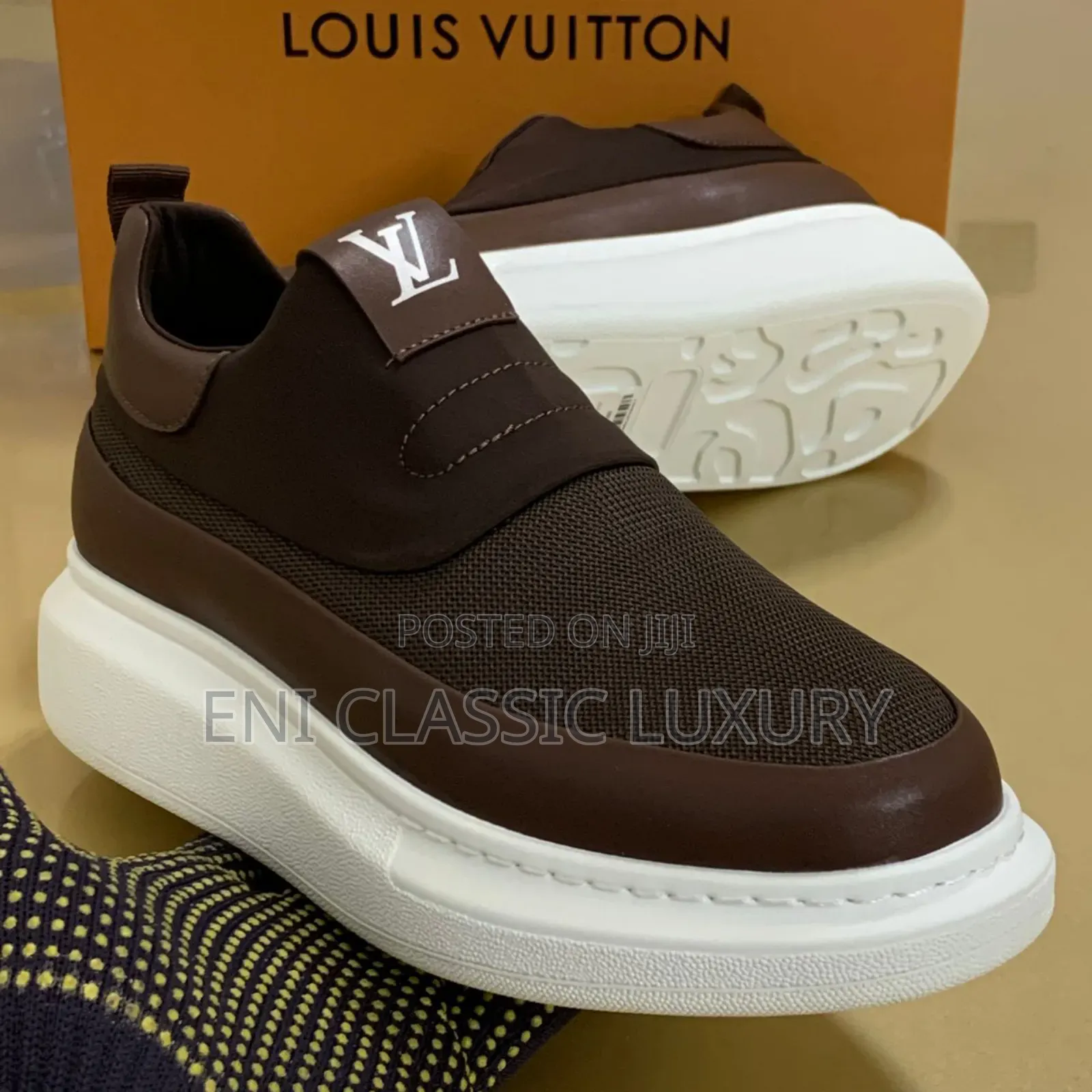 Best Quality Luxury Men's Sneakers Louis Vuitton Well Banded Package in ...