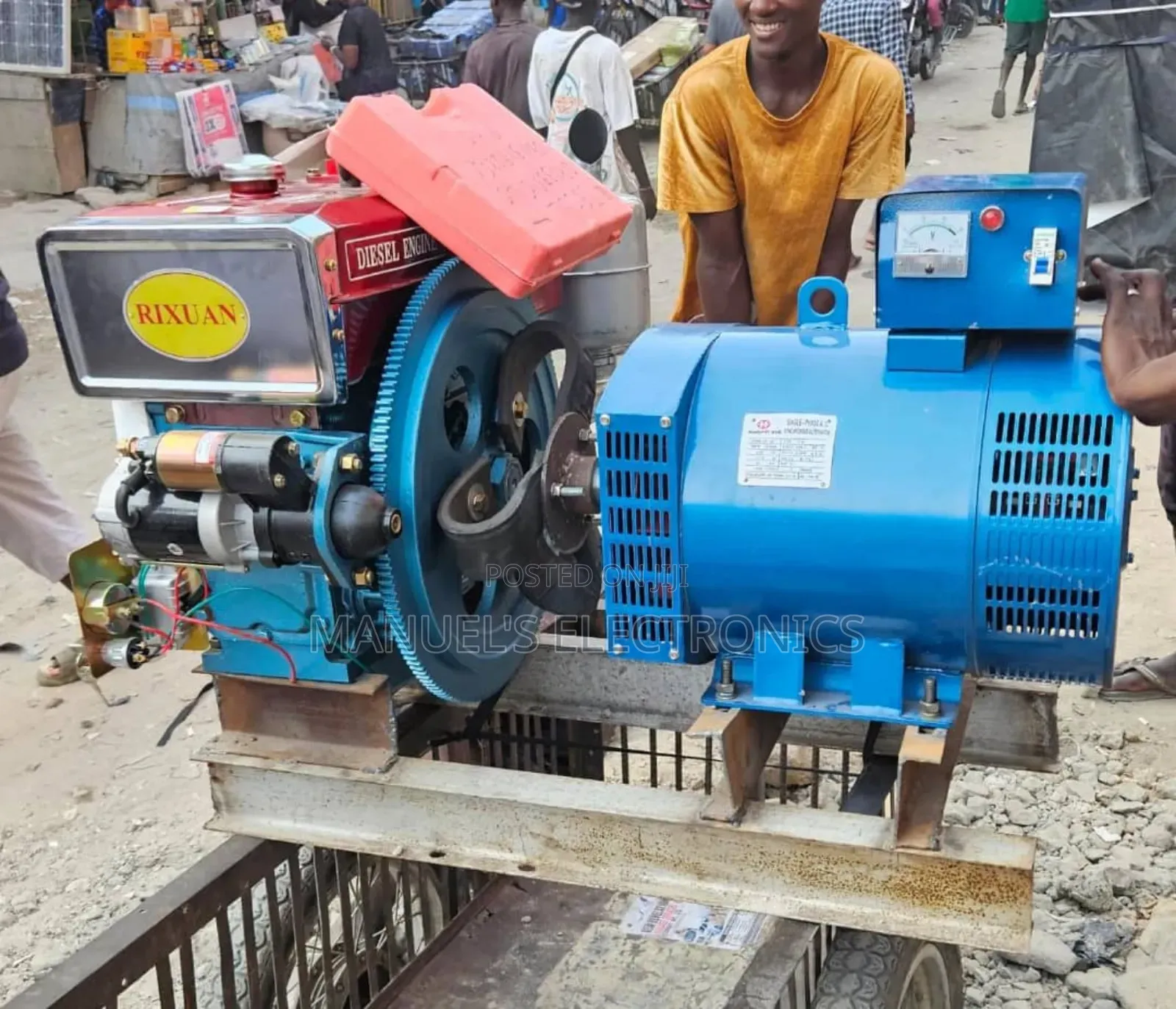 Basic Diesel Generator 1115 Engine With 15kva Coil 100% Copper Coil in ...