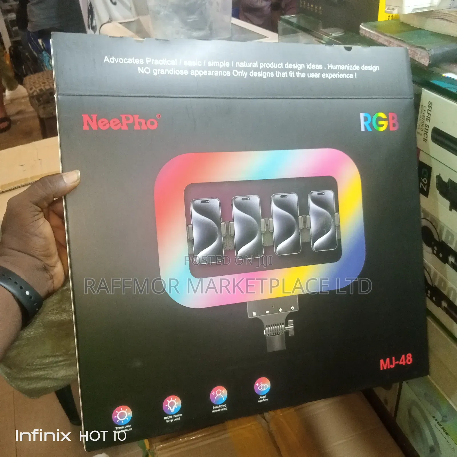 Neepho Mj-48 Multifunction Tripod Stand and Ringlight in Alimosho ...