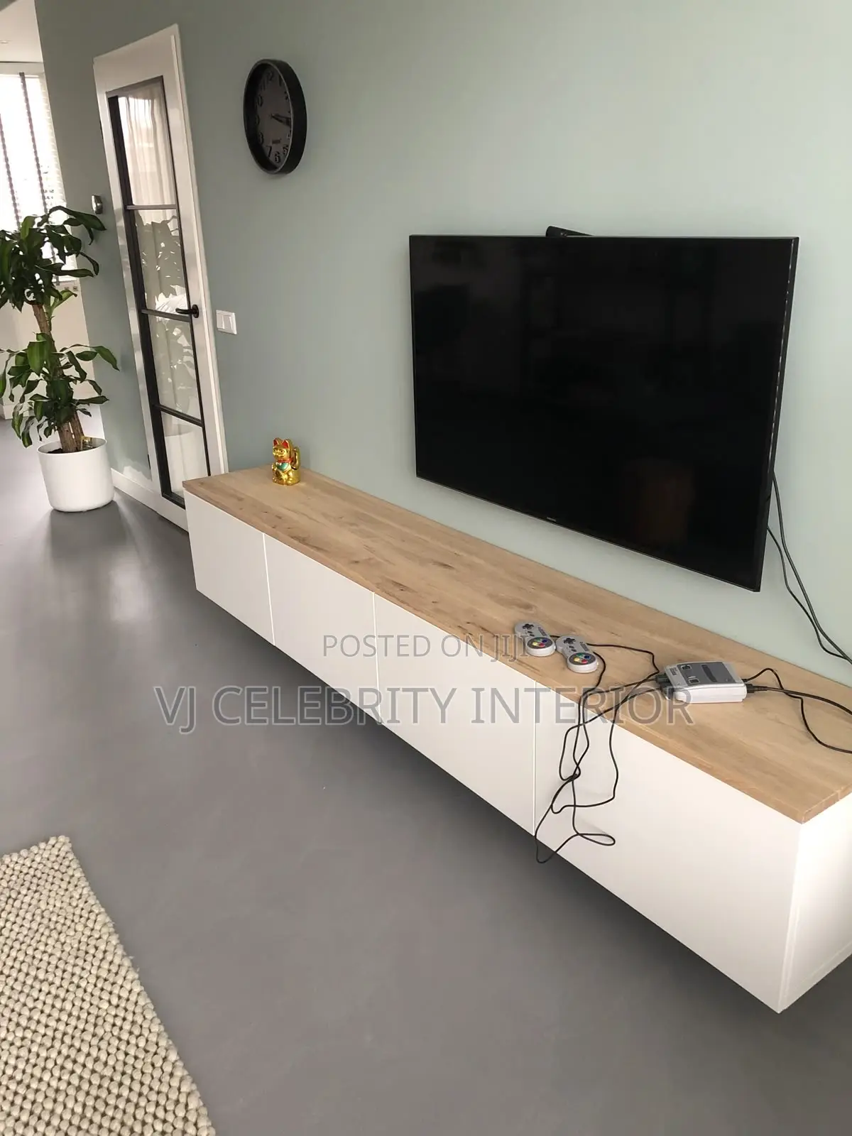 Brand New 8ft White and Brown HDF Console With Led Light in Ilupeju ...