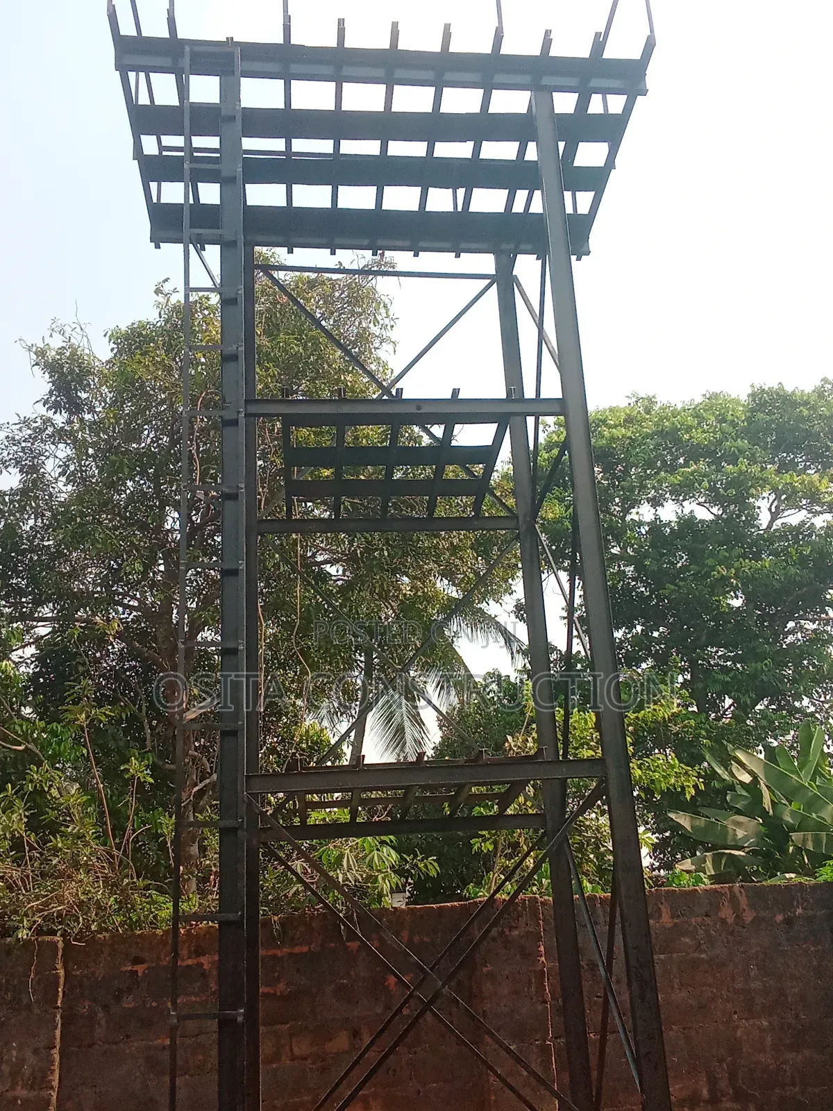 Overhead Tank Painted With Black Color in Onitsha - Building Materials ...