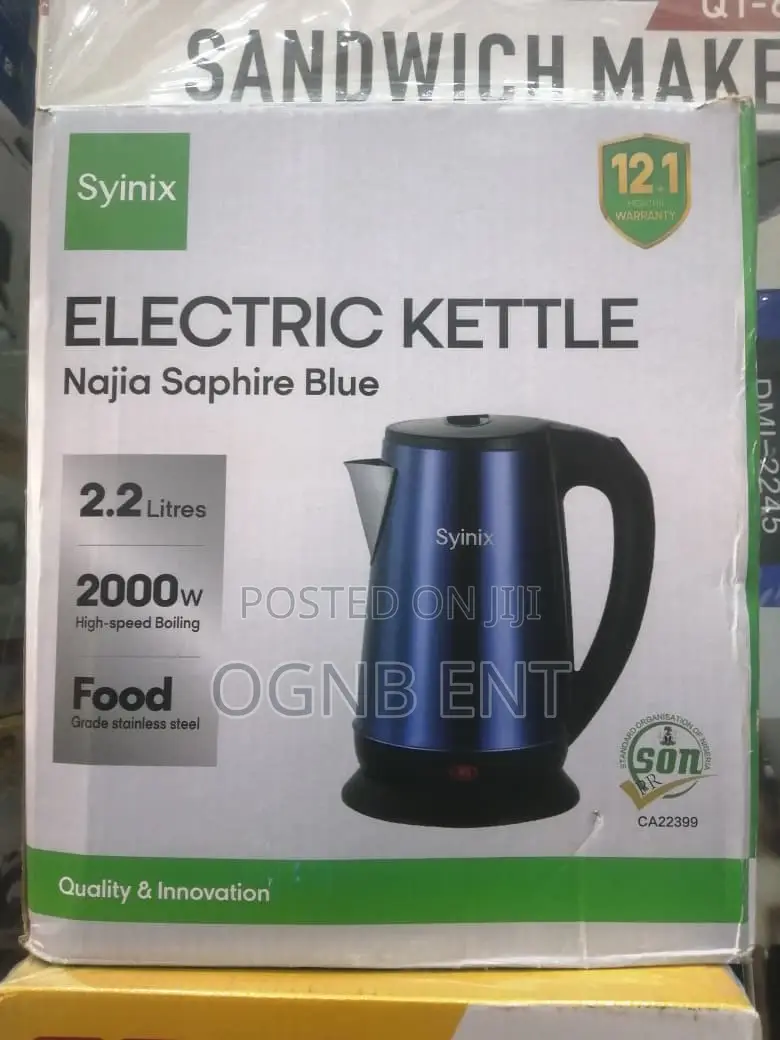 Syinix Electric Kettle in Ibadan - Kitchen Appliances, Ognb Ent | Jiji.ng