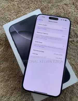 Apple iPhone 16 Pro Max 256 GB Black in Surulere - Mobile Phones ...