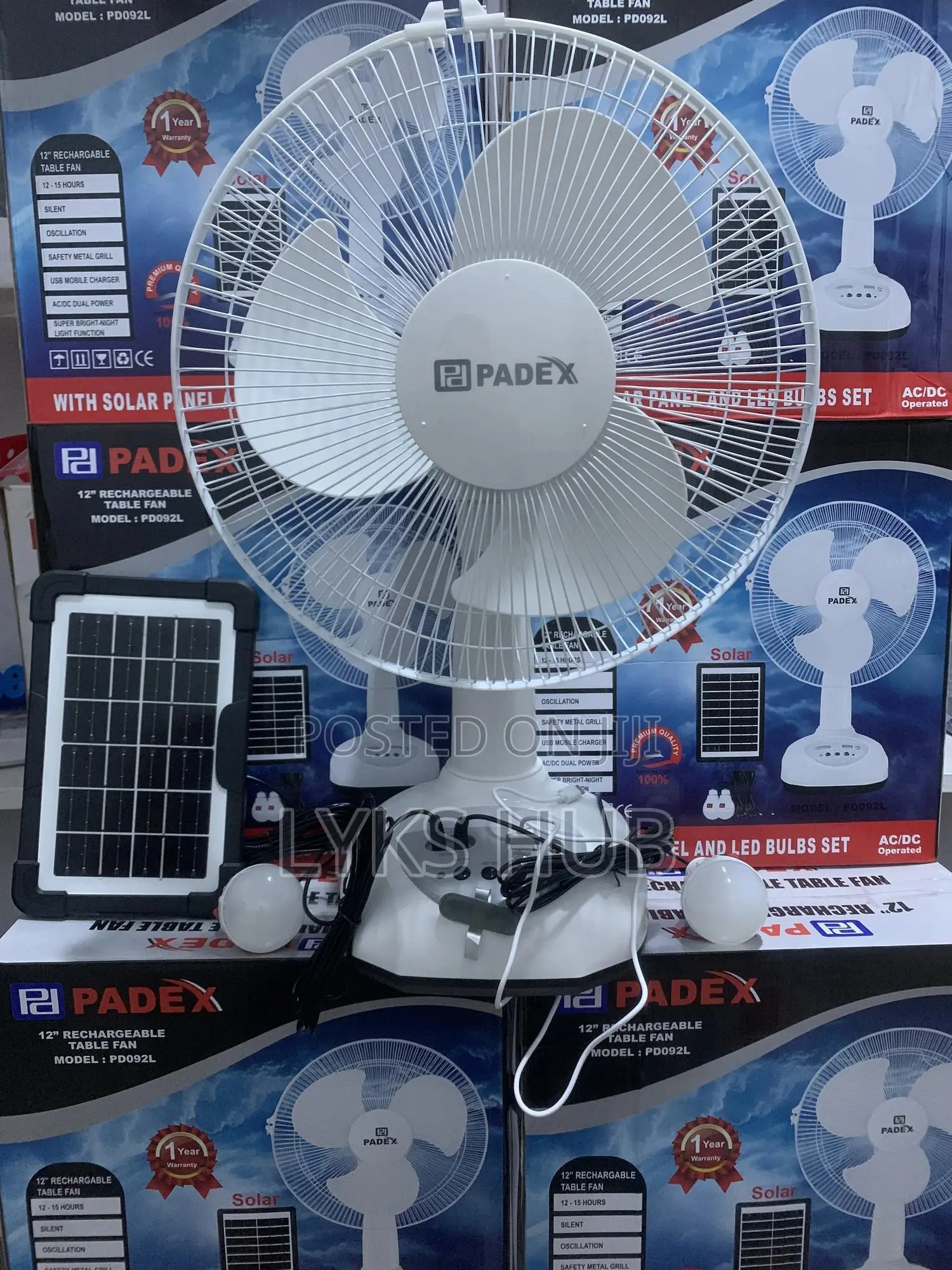 Solar Table Fan in Osogbo - Home Appliances, Muhydeen Olayinka | Jiji.ng
