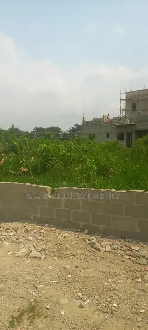 Half-plot Of Land For Sale At Giveaway Off Ago-palace Way in Ago Palace ...