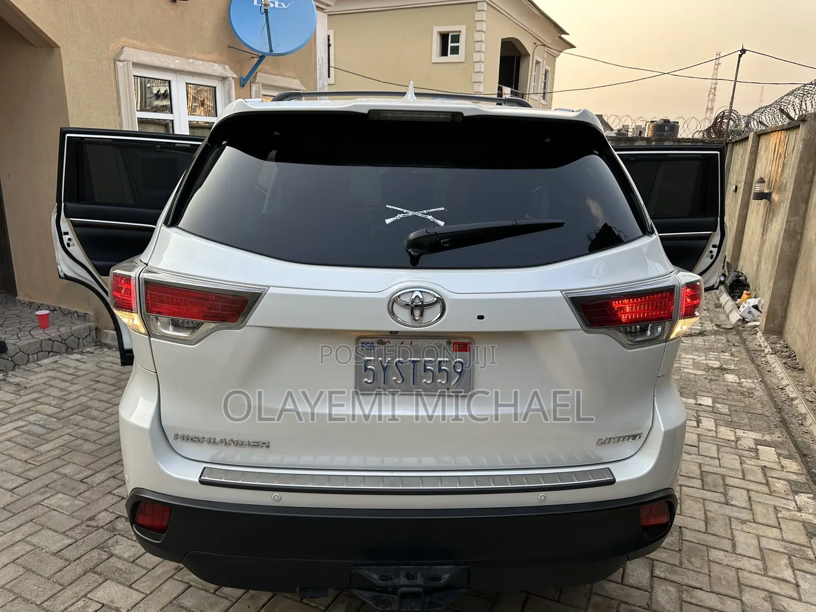 Toyota Highlander Limited V6 4x2 (3.5L 6cyl 6A) 2016 Off white in ...