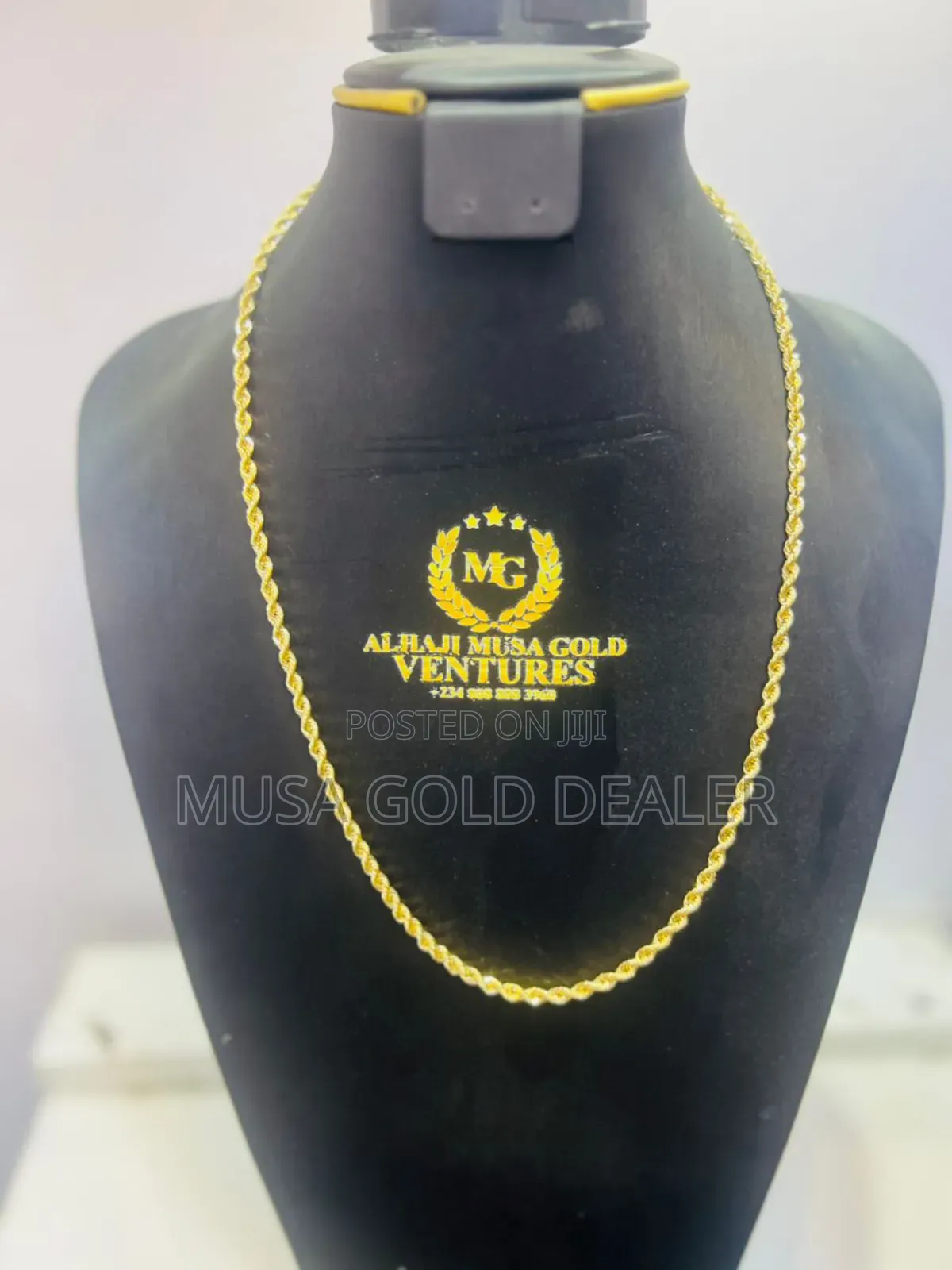Pure Original 18karat Gold Necklace in Yaba - Jewelry, Musa Gold | Jiji.ng