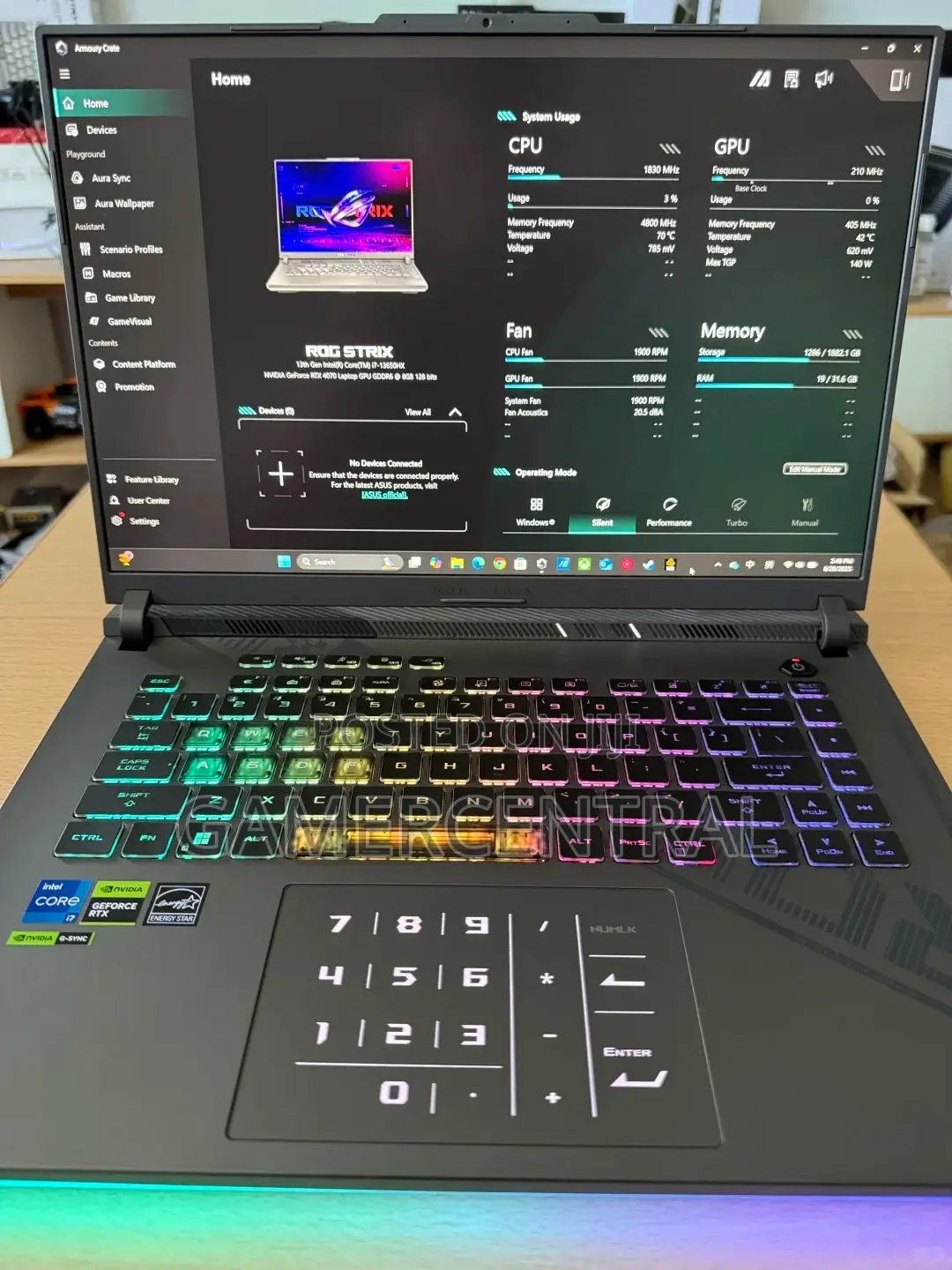 New Laptop Asus ROG Strix G16 G614 16GB Intel Core I9 SSD 1T in Central ...