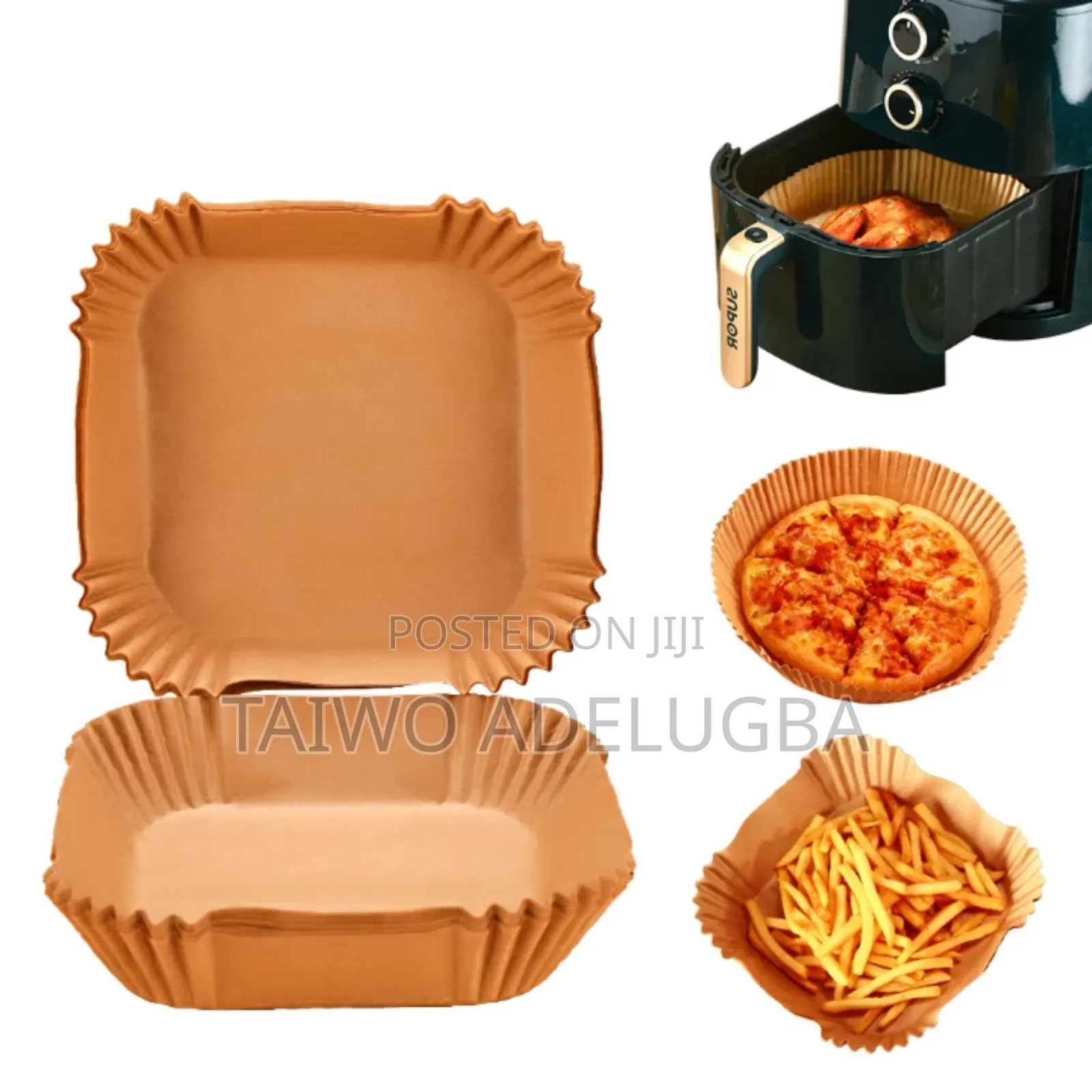 Air Fryer Paper Square Shape (Big Size Per Dozen) in Lagos Island (Eko ...