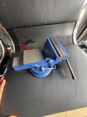 Blue Bench Vise With an Anvil and Swivel Base. in Port-Harcourt - Hand ...