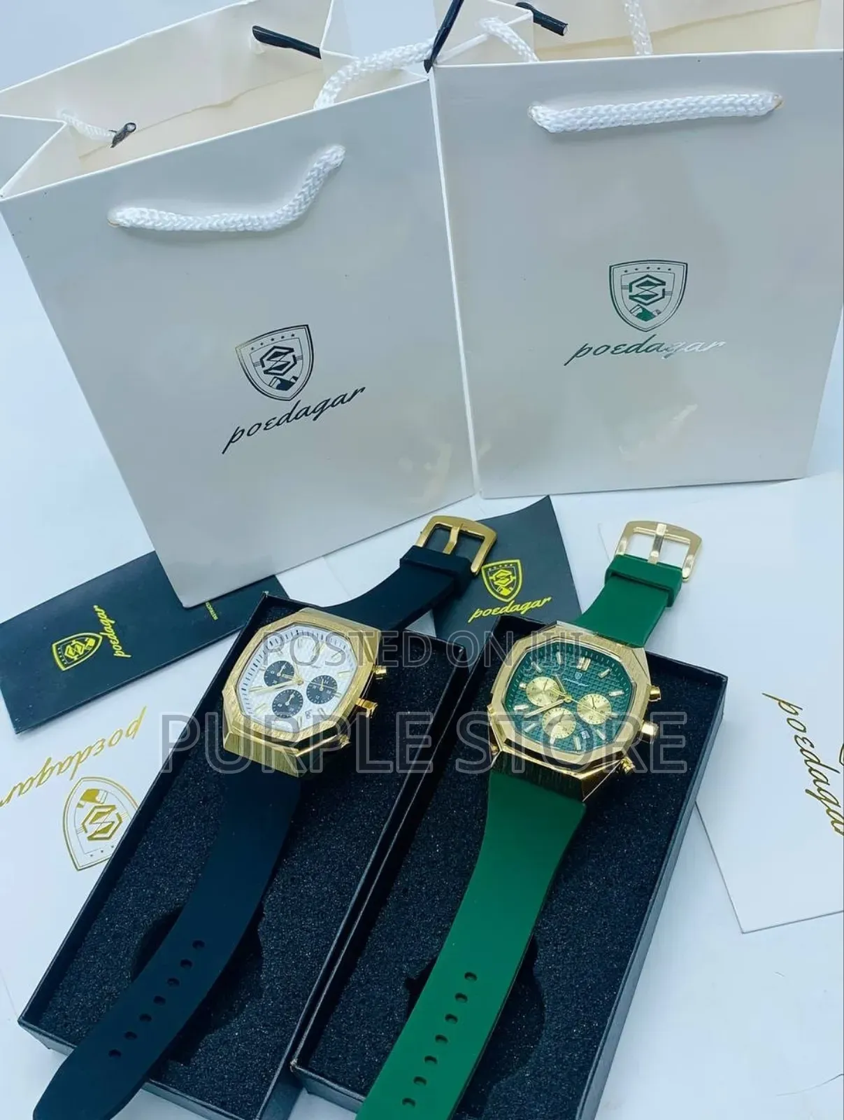 Poedagar Chronograph Rubber Strap Watch in Lagos Island (Eko) - Watches ...