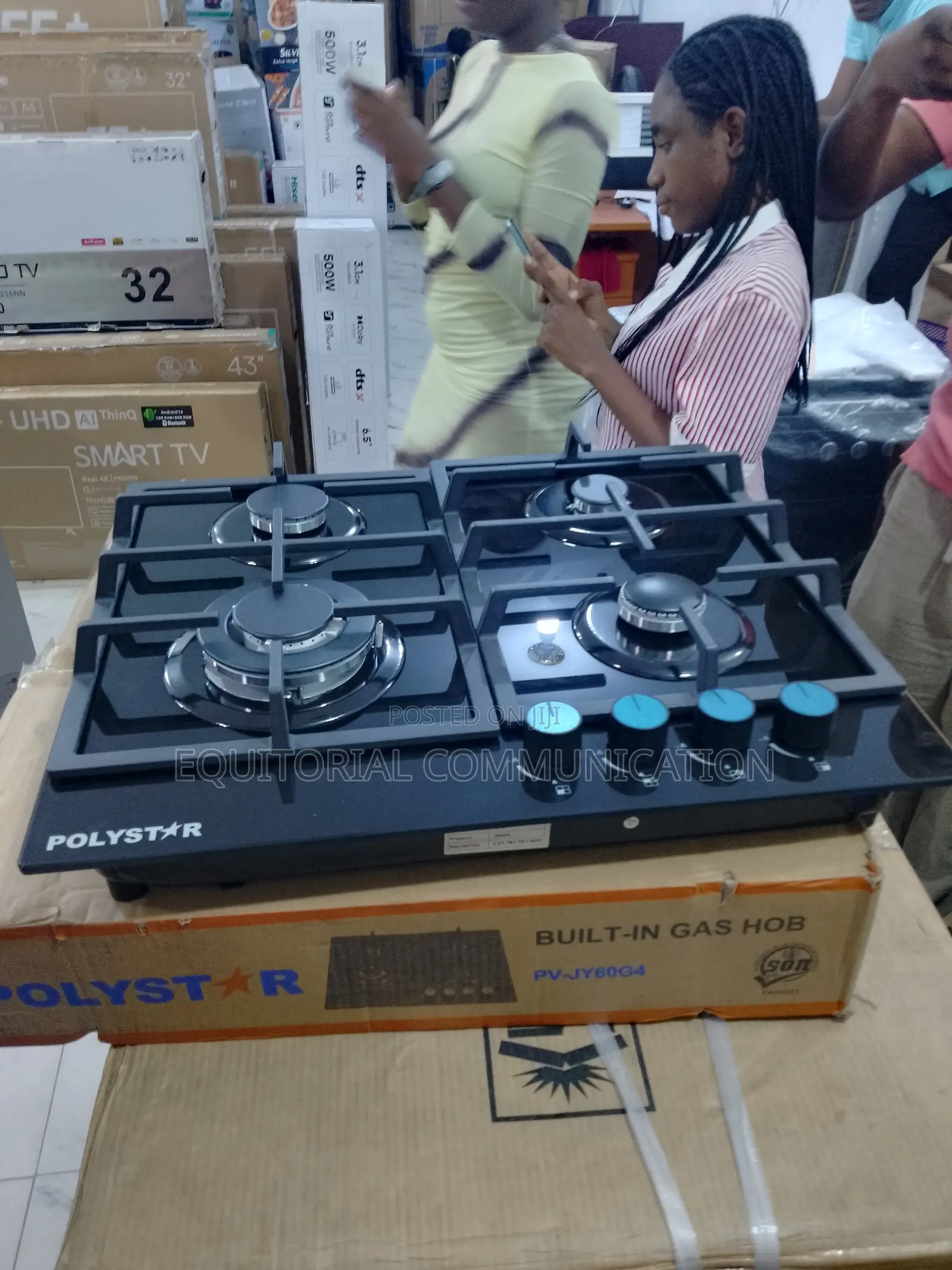 Polystar Pv-Jy60g4 Sleek Design Gas Hob in Mushin - Kitchen Appliances ...