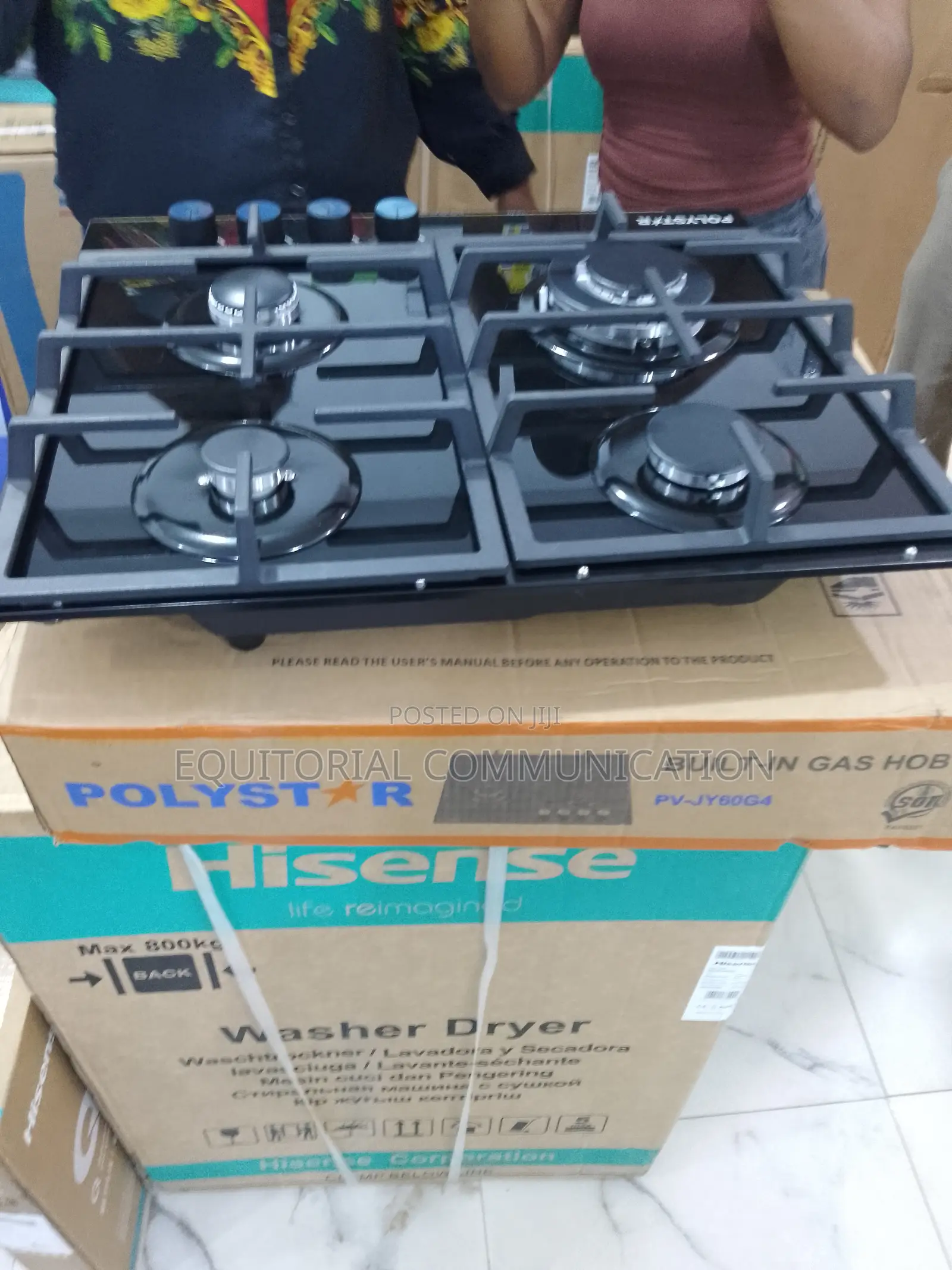 Polystar 4 Burner Gas Hob With Easy Ignition PV-JY60G4 in Ogba ...