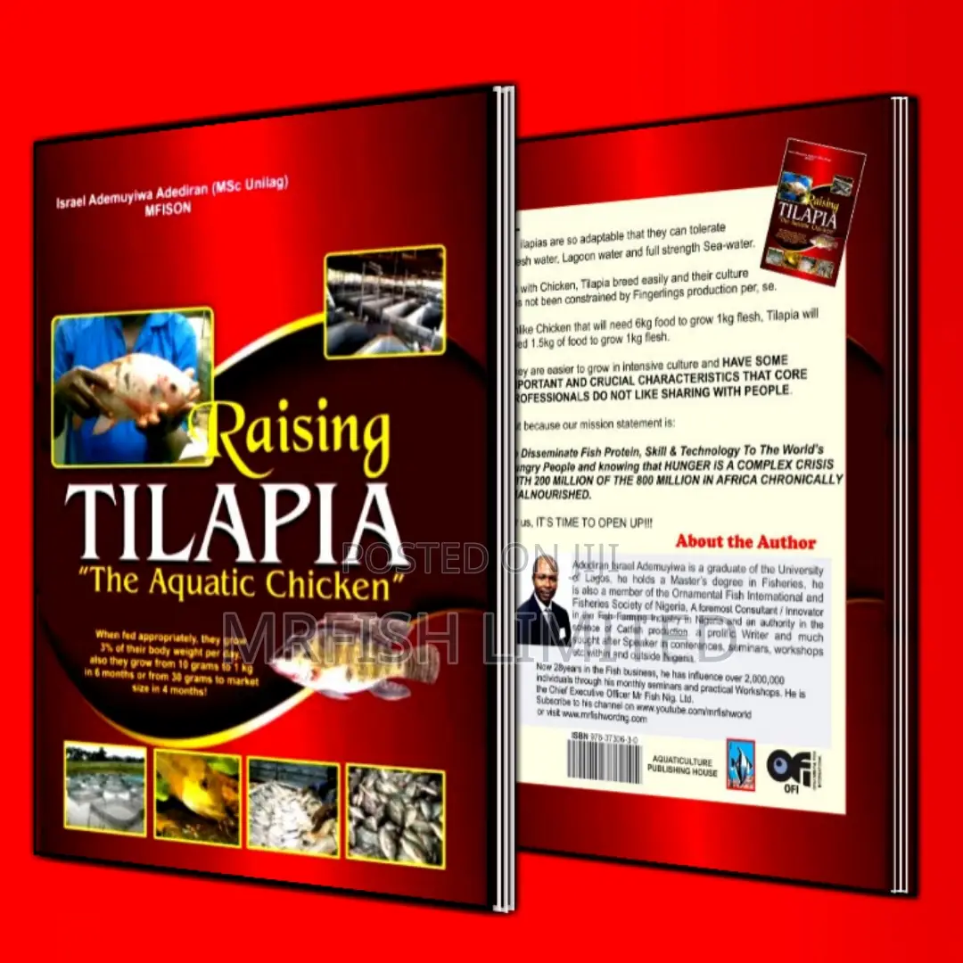 Raising Tilapia Book in Alimosho - Books & Table Games, Israel Adediran ...