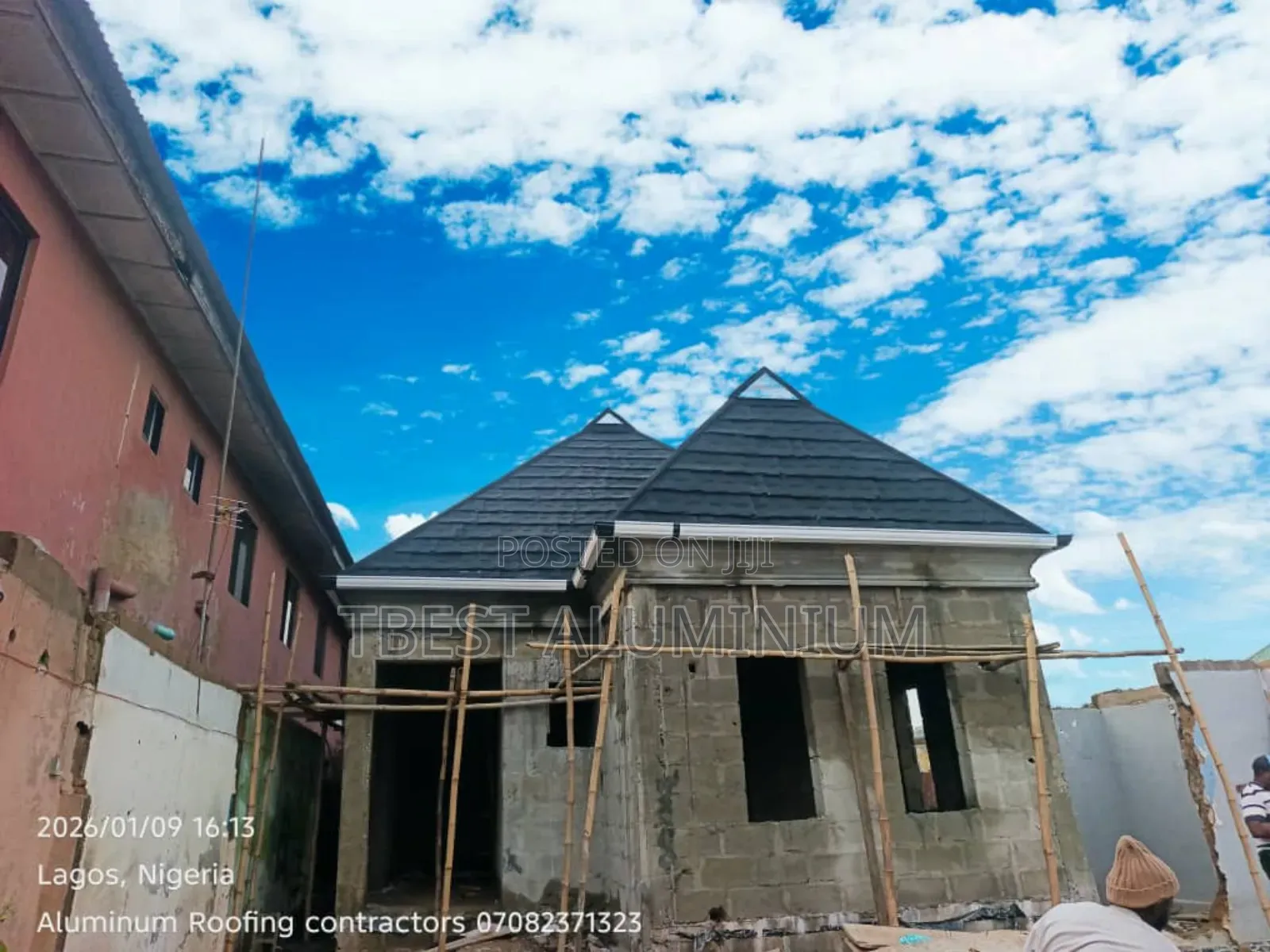 Gerrald Roof With PVC White Gutter in Ipaja - Building Materials ...