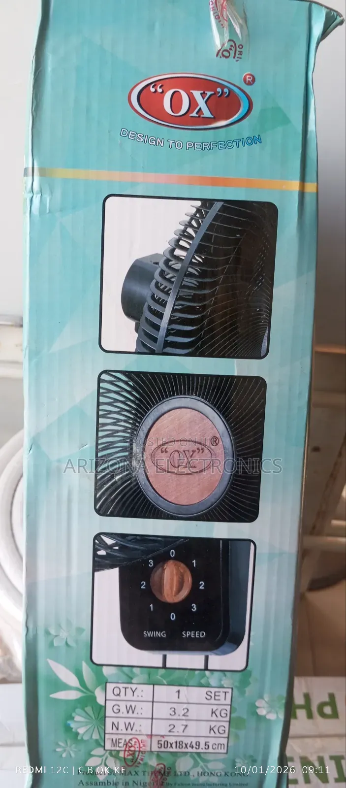 Ox Wall Fan in Wuse - Home Appliances, Arizona Electronic And Home ...