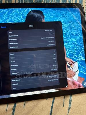 Apple iPad Air 256 GB Gray in Ikeja - Tablets, Ajoke Oloyede | Jiji.ng