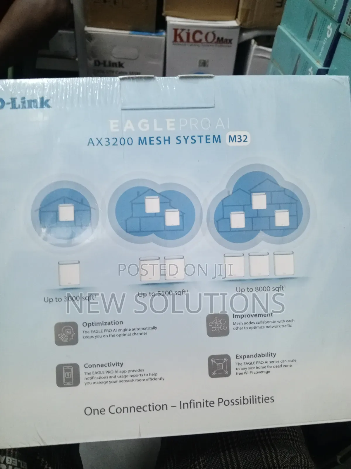 D-link Eagle Pro Ai Ax3200 Mesh Wi-fi 6 Router 3 In One Pack in Ikeja ...