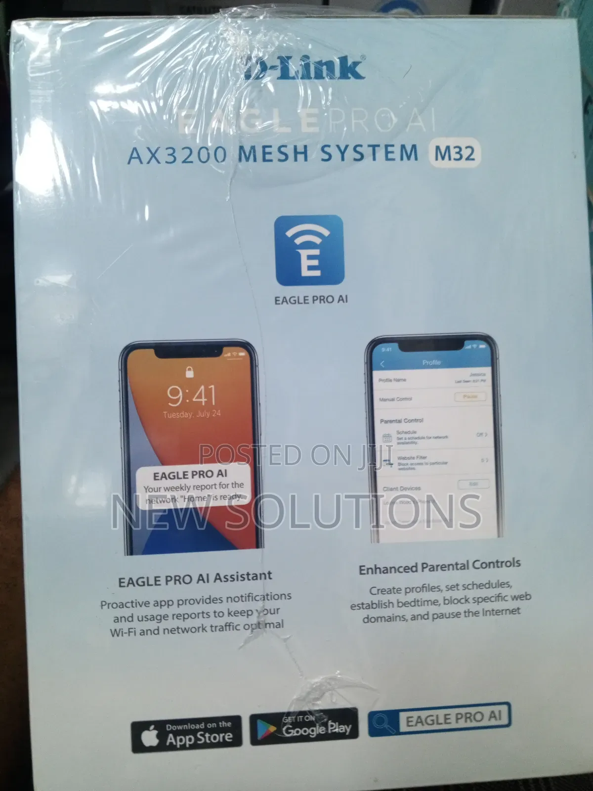 D-link Eagle Pro Ai Ax3200 Mesh Wi-fi 6 Router 3 In One Pack in Ikeja ...