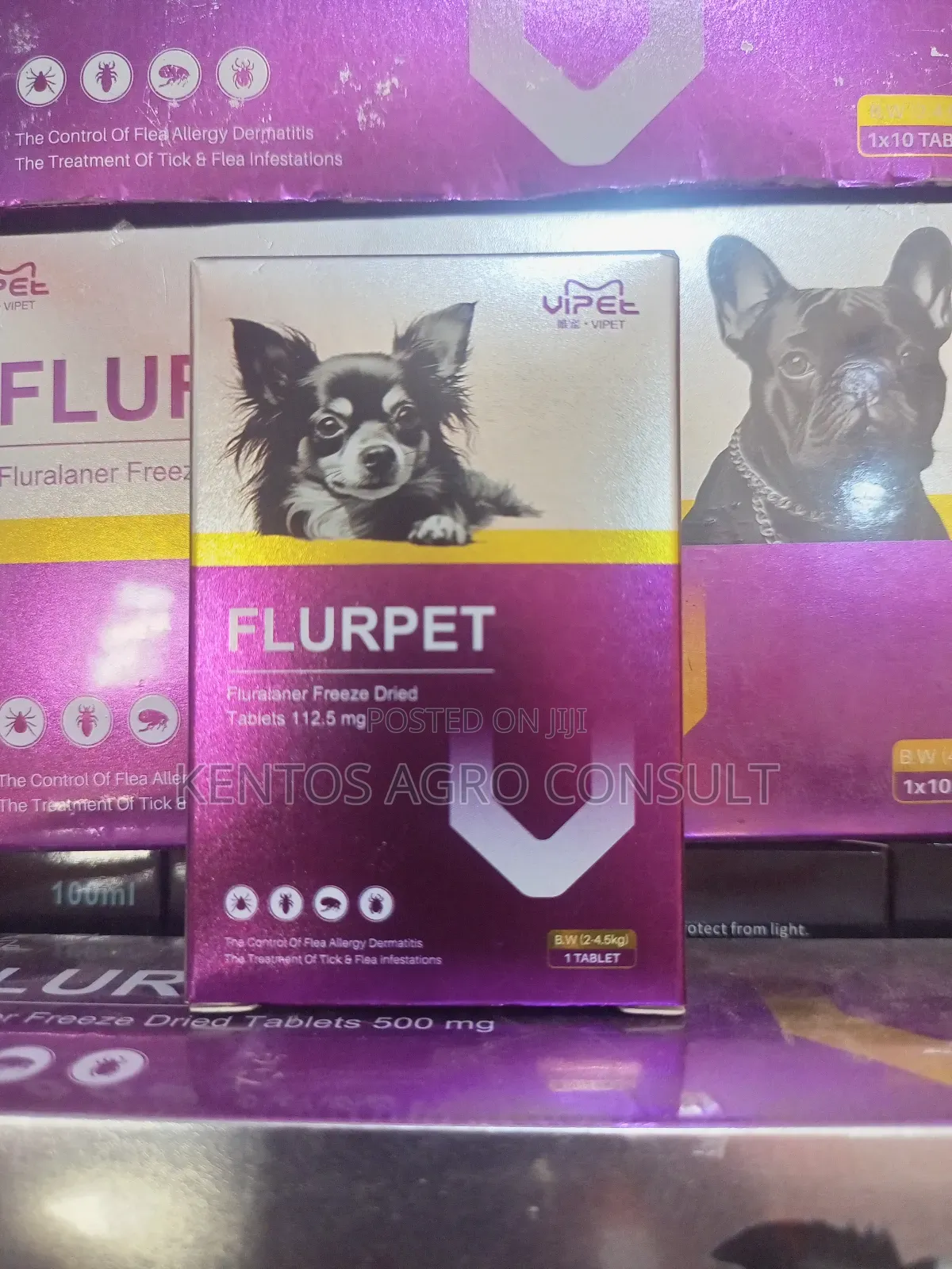 Flurpet 112.5mg (Flutalaner Freeze Dried Tablet 112.5mg) in Central ...
