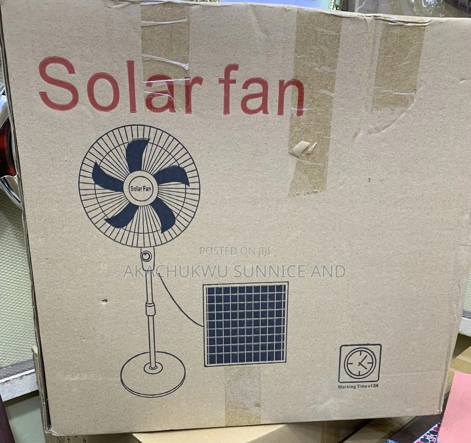 16inches Solar Panel Fan (Jh-168) in Lagos Island (Eko) - Home ...