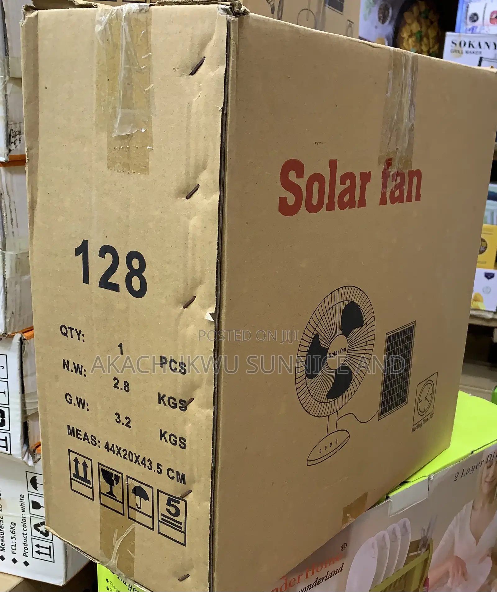 12inches Solar Fan(Jh-128) in Lagos Island (Eko) - Home Appliances ...