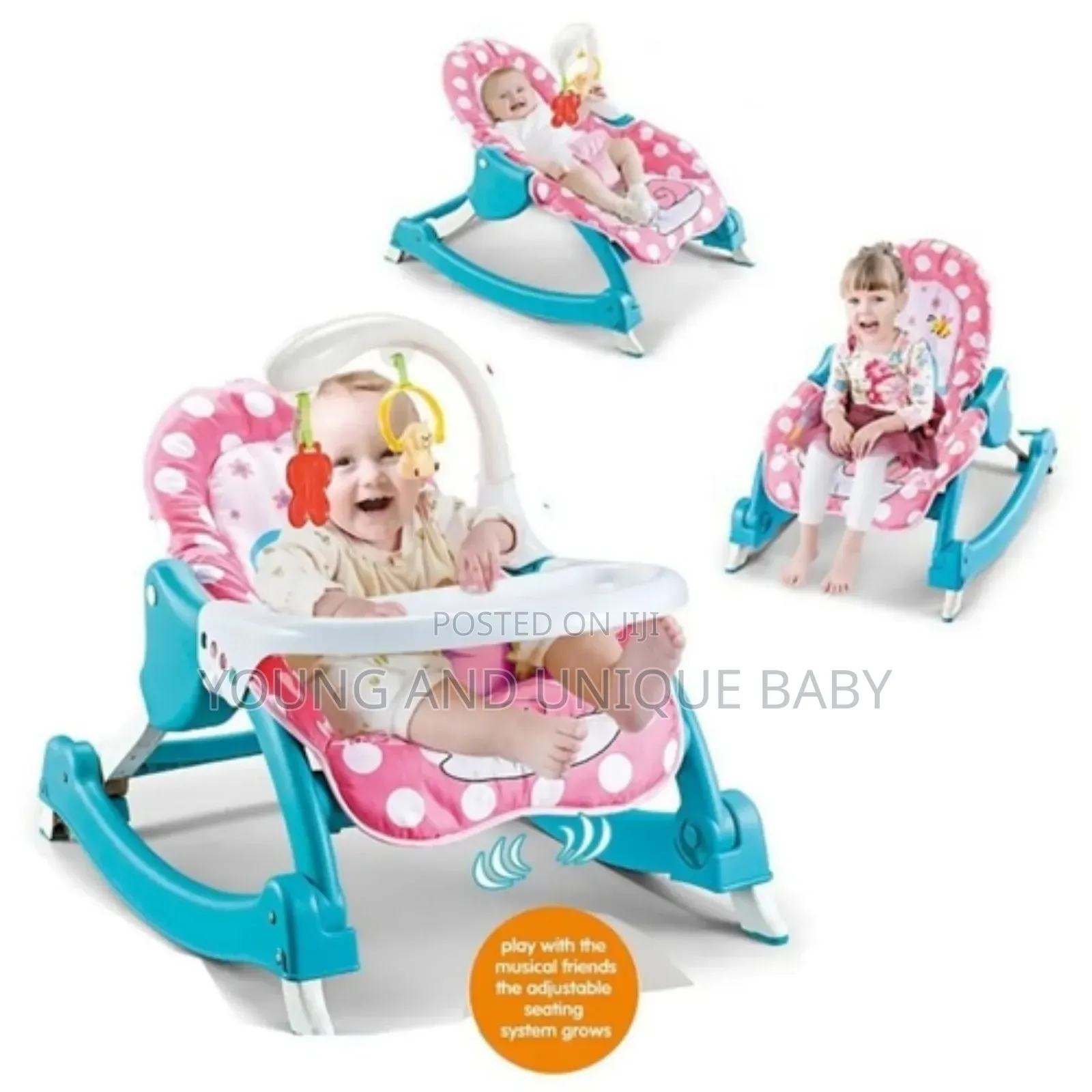 Kiddies Baby Vibrating Electric Baby Rocking Chair. in Lagos Island ...