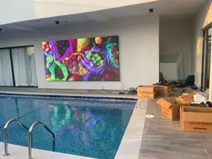 Poolside Led Screen Installation – Outdoor Waterproof Display in Port ...