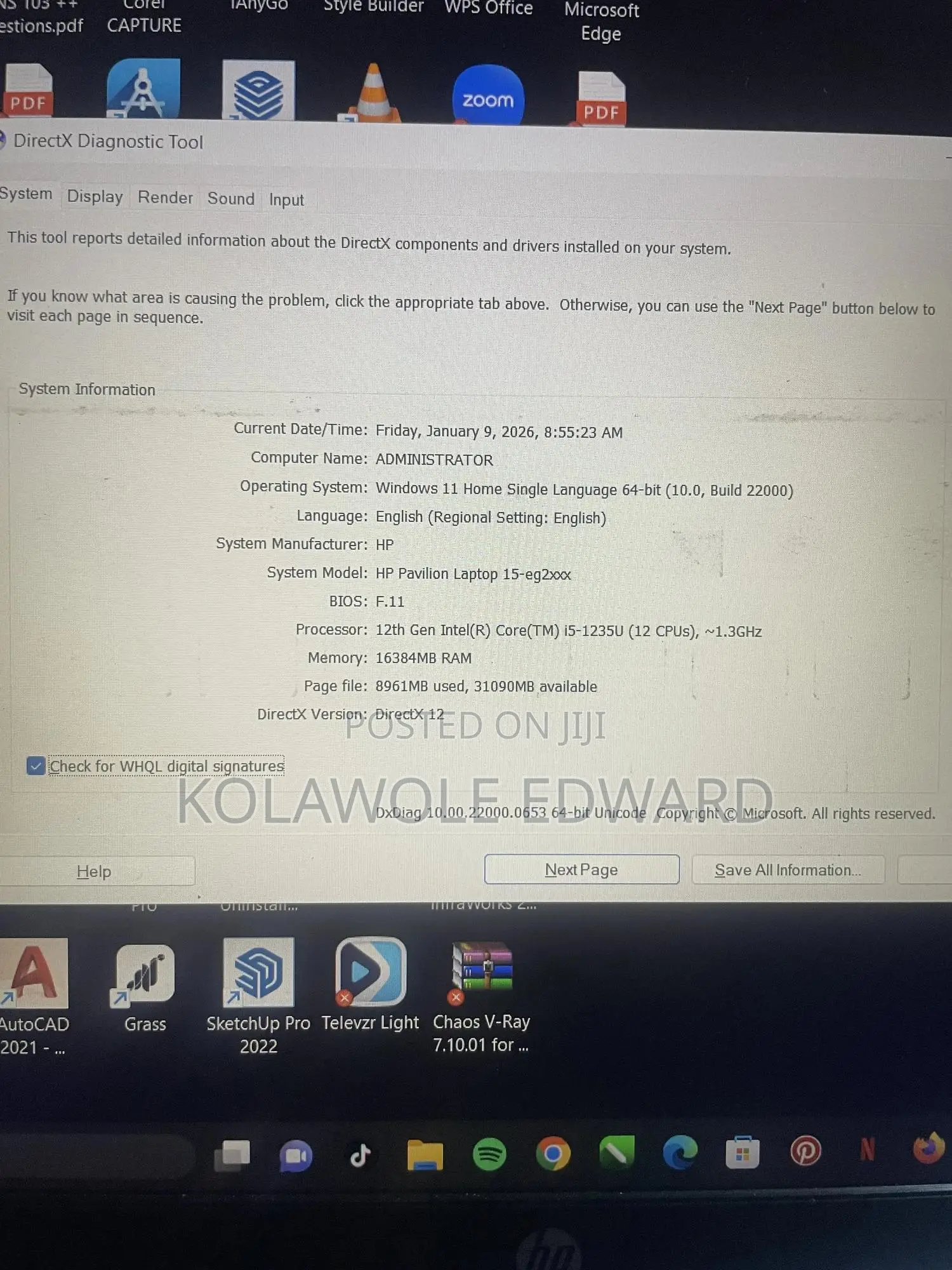 Laptop HP Pavilion 15 16GB Intel Core I5 SSD 512GB in Akure - Laptops ...