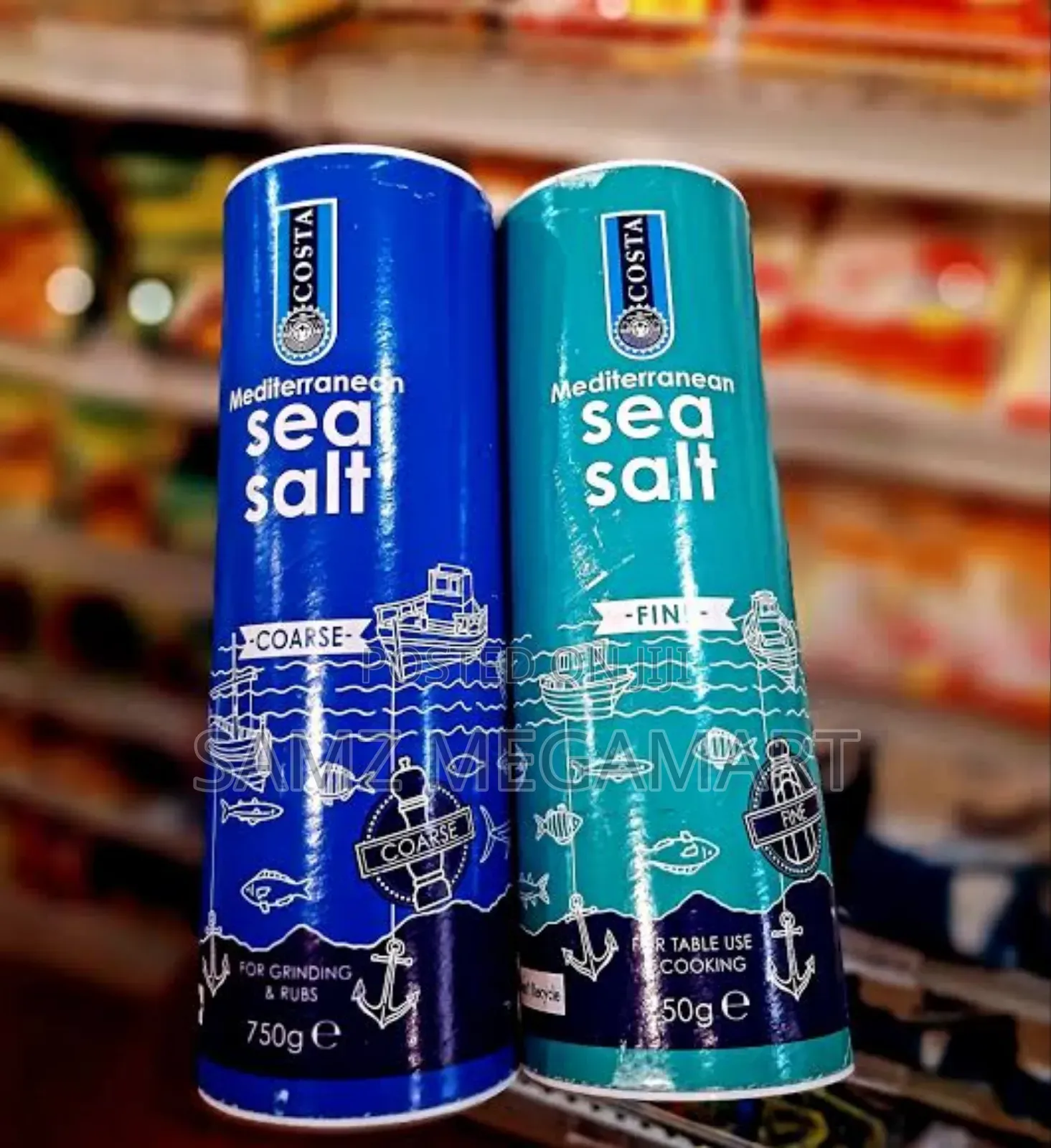 Costa Sea Salt 750g (Fine & Coarse) – Pure, Natural Salt For Cooking in ...