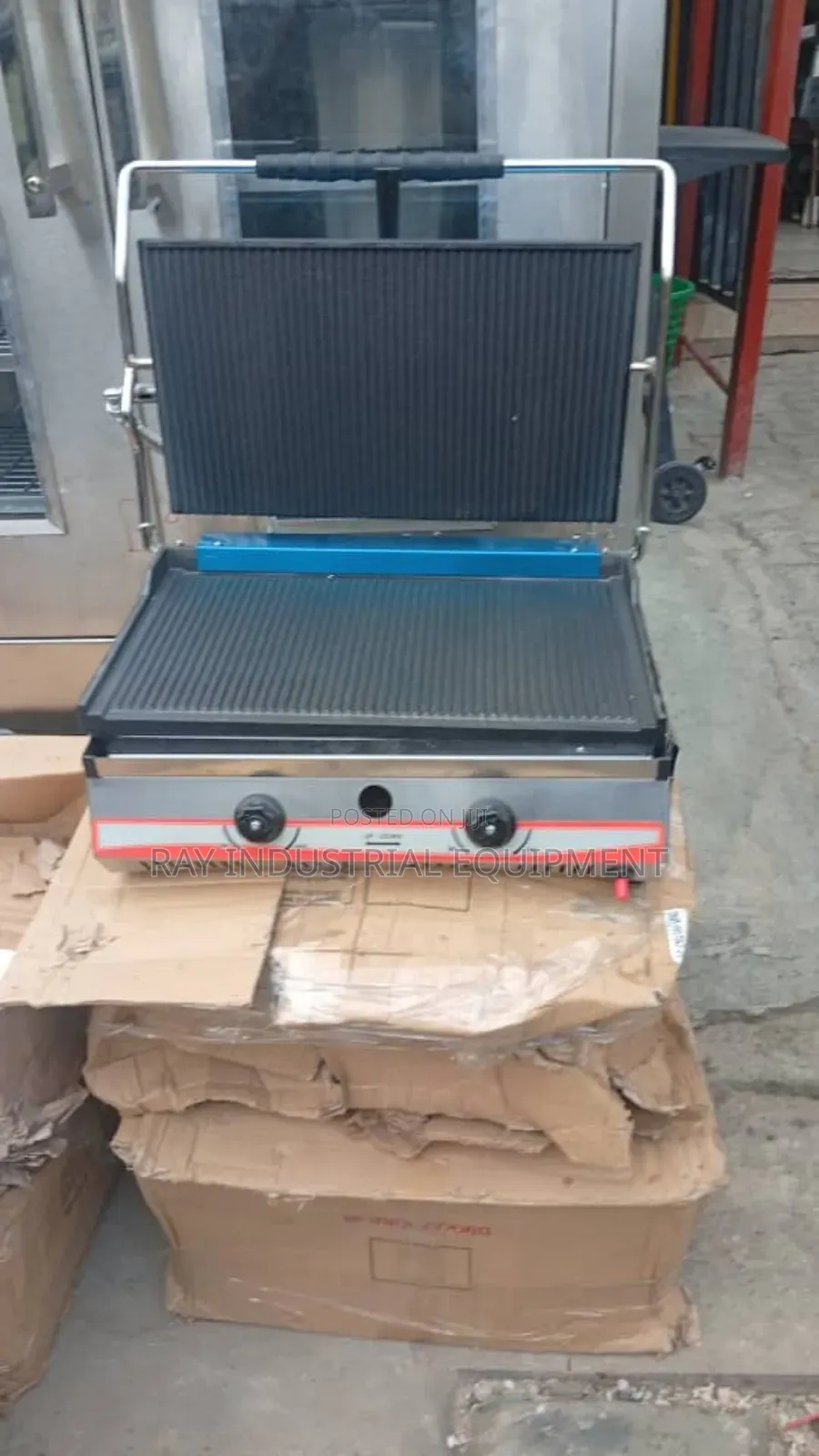 Industrial Stainless Foreign Double Burner Gas Shawarma Toaster in ...