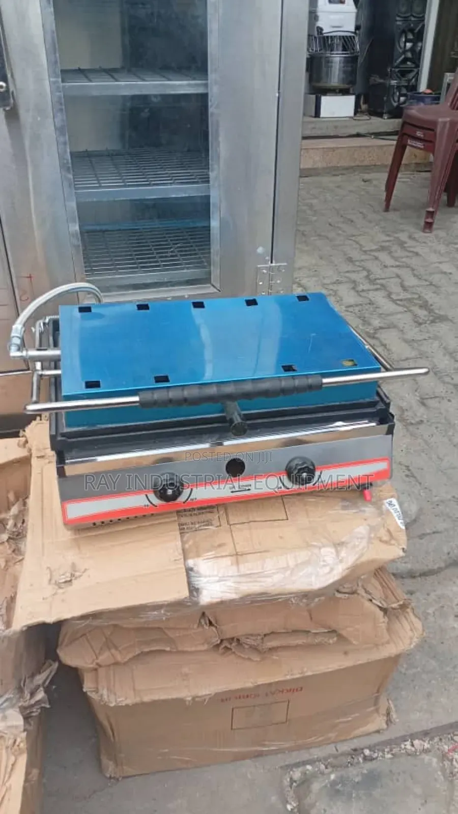 Industrial Stainless Foreign Double Burner Gas Shawarma Toaster in ...