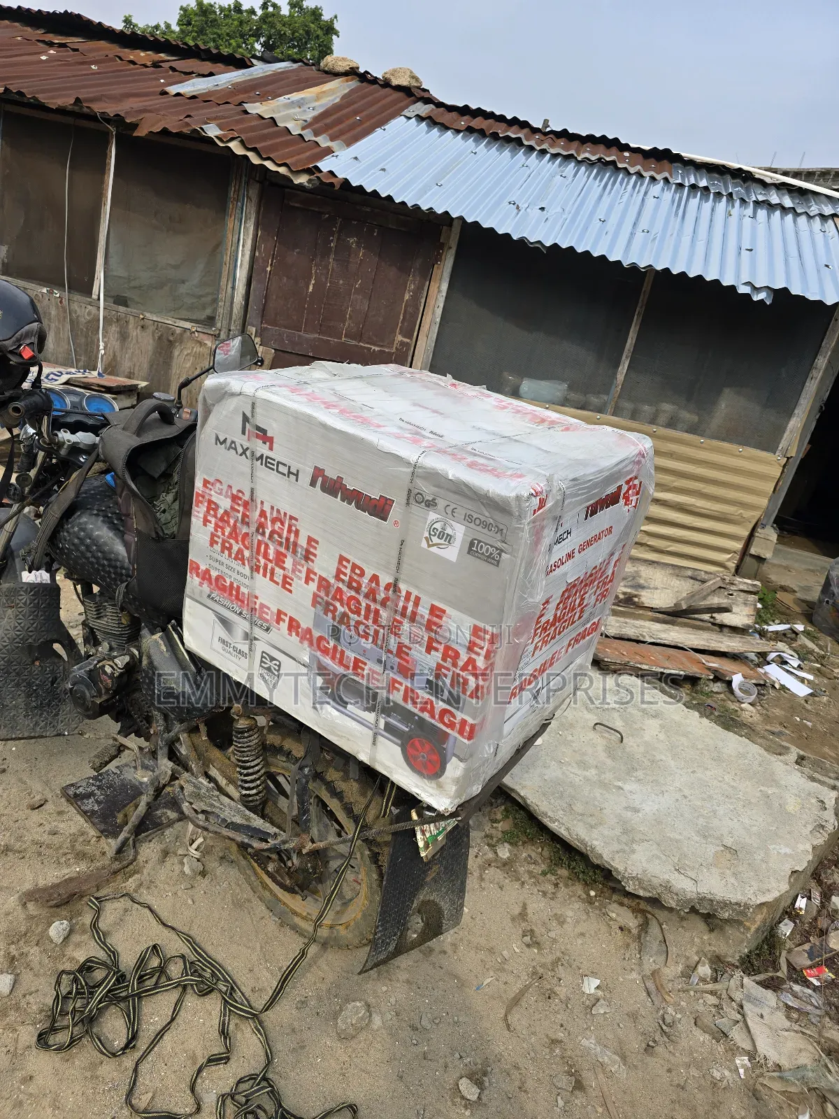 (15kva)Heavy-Duty Maxmech Three Phase Petrol Generator 100%Copper Coil ...