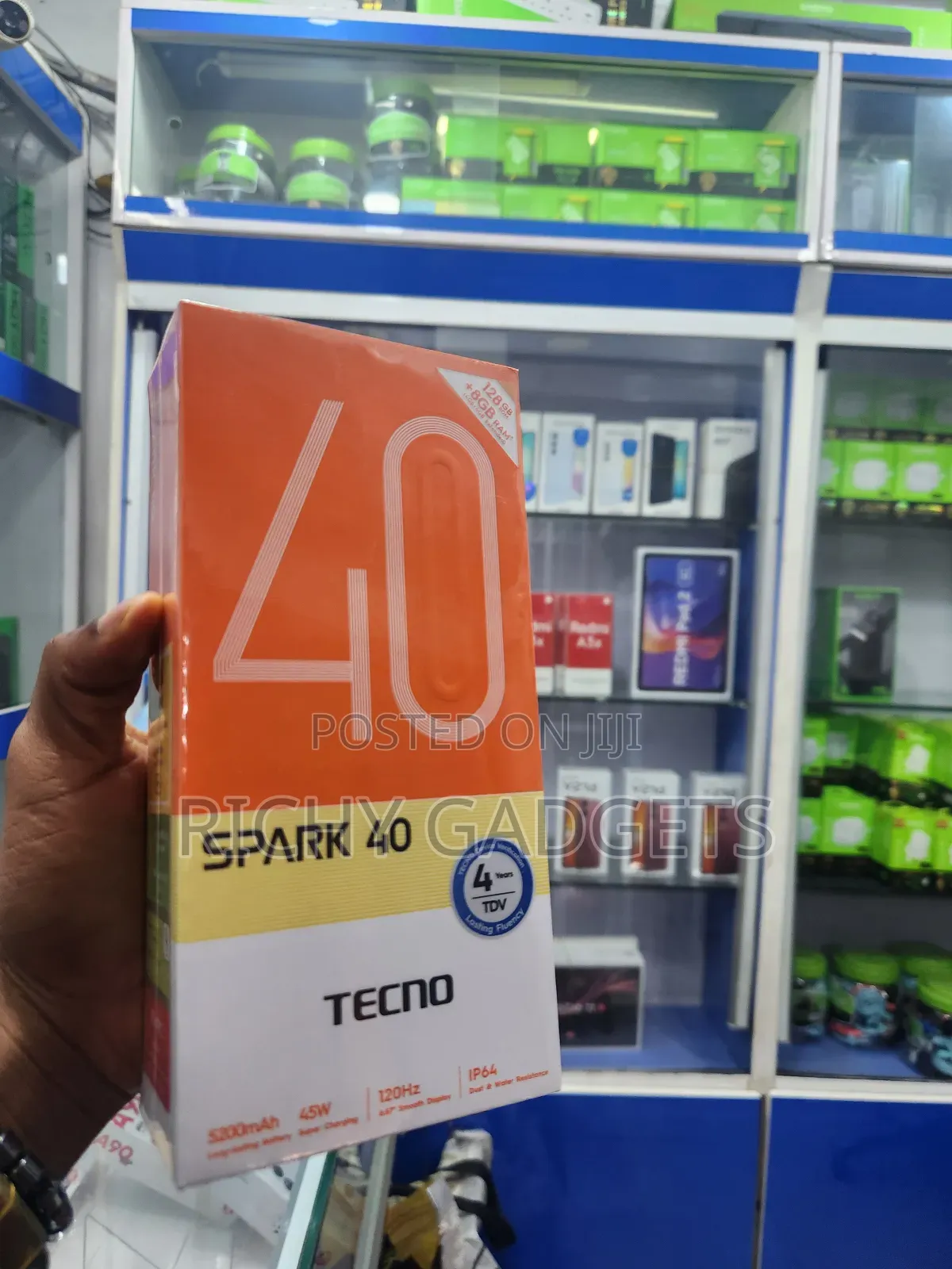 New Tecno Spark 40 128 GB in Ikeja - Mobile Phones, Richy Gadget | Jiji.ng