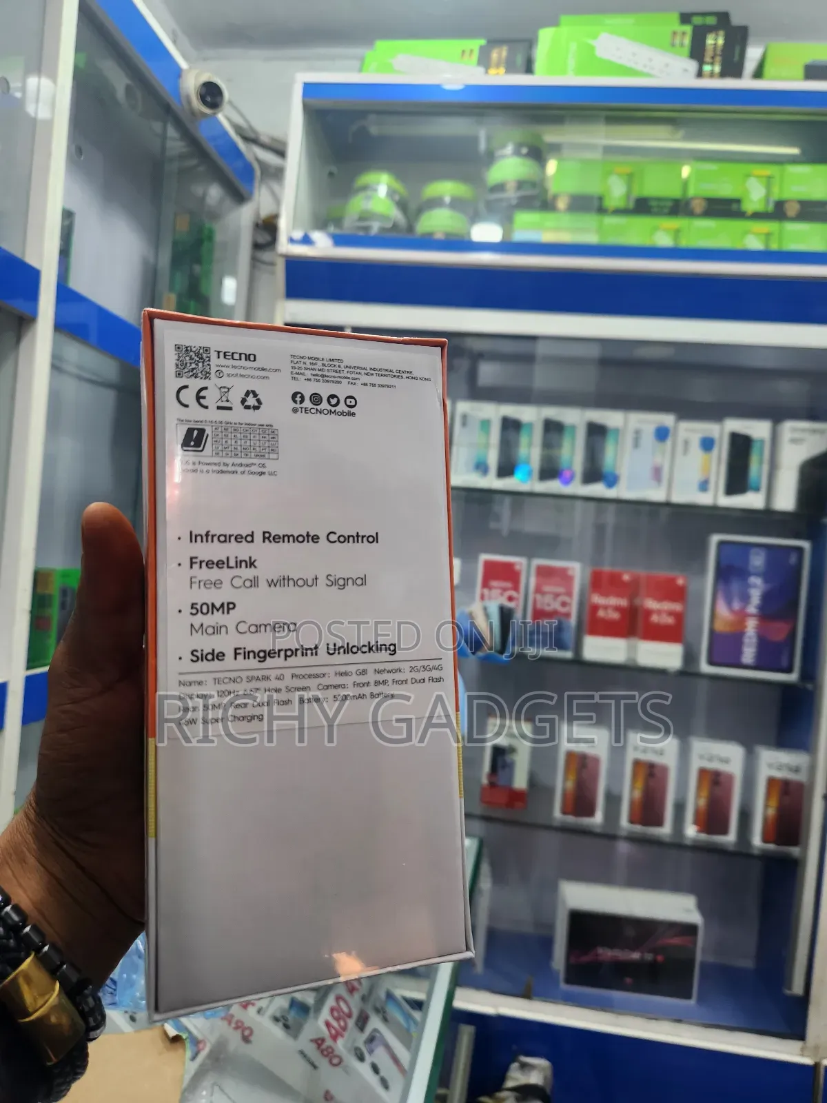New Tecno Spark 40 128 GB in Ikeja - Mobile Phones, Richy Gadget | Jiji.ng