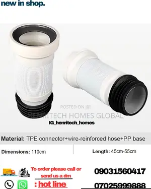 Turkey Pan Connector in Orile - Plumbing & Water Systems, Henritech ...