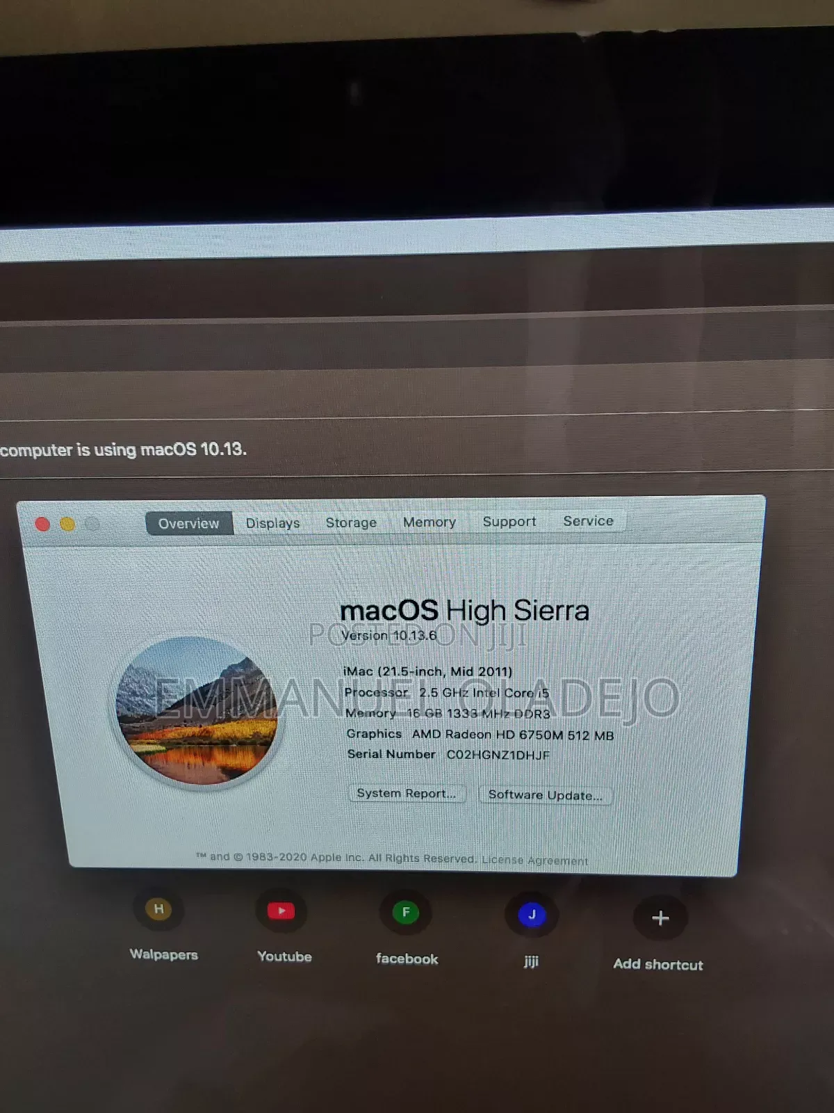 Desktop Computer Apple iMac 16GB Intel Core i5 HDD 500GB in Ibadan - Laptops & Computers ...