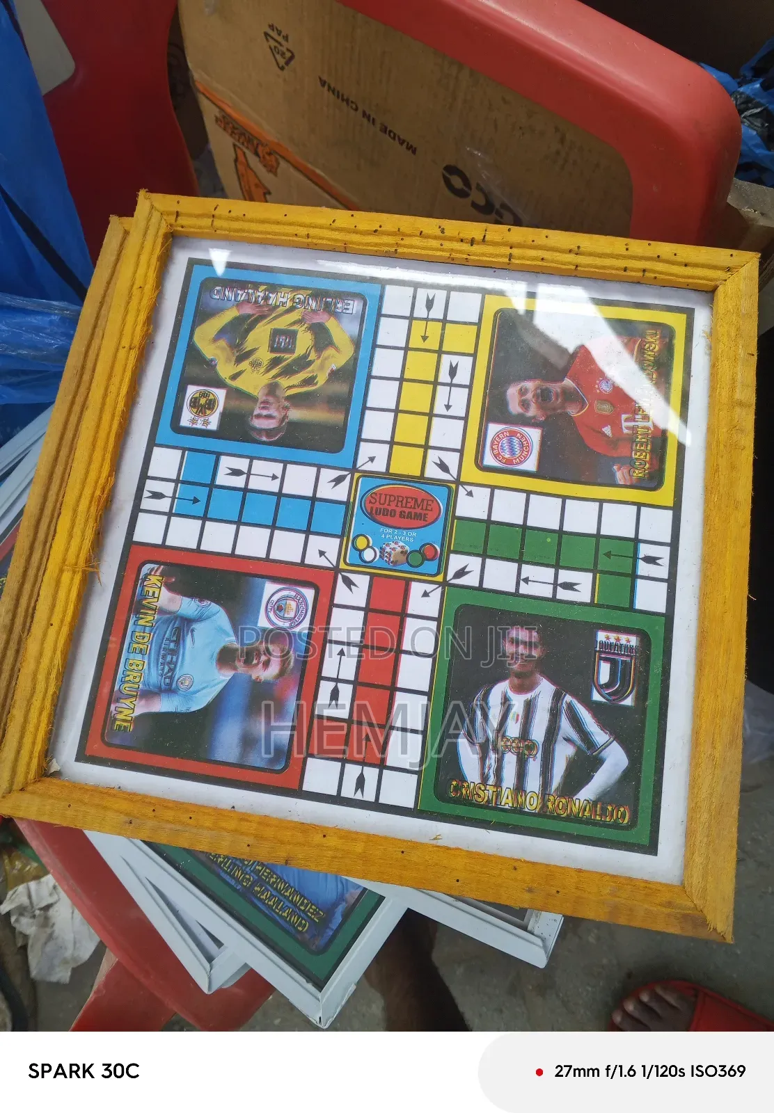 Wooden Glass Ludo Game "Available in Different Design and Club Logo" in ...