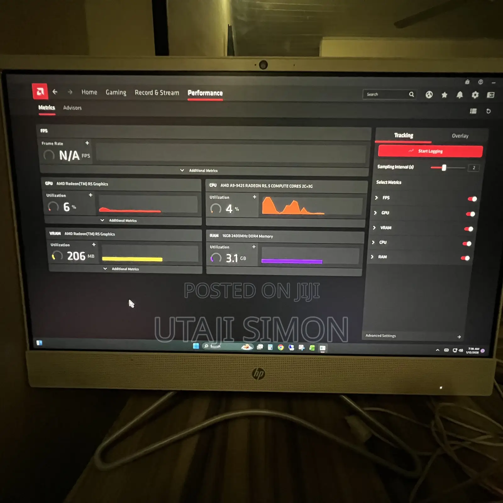 Desktop Computer HP 200 G4 22 All-in-One 16GB AMD SSD 500GB in Kubwa ...