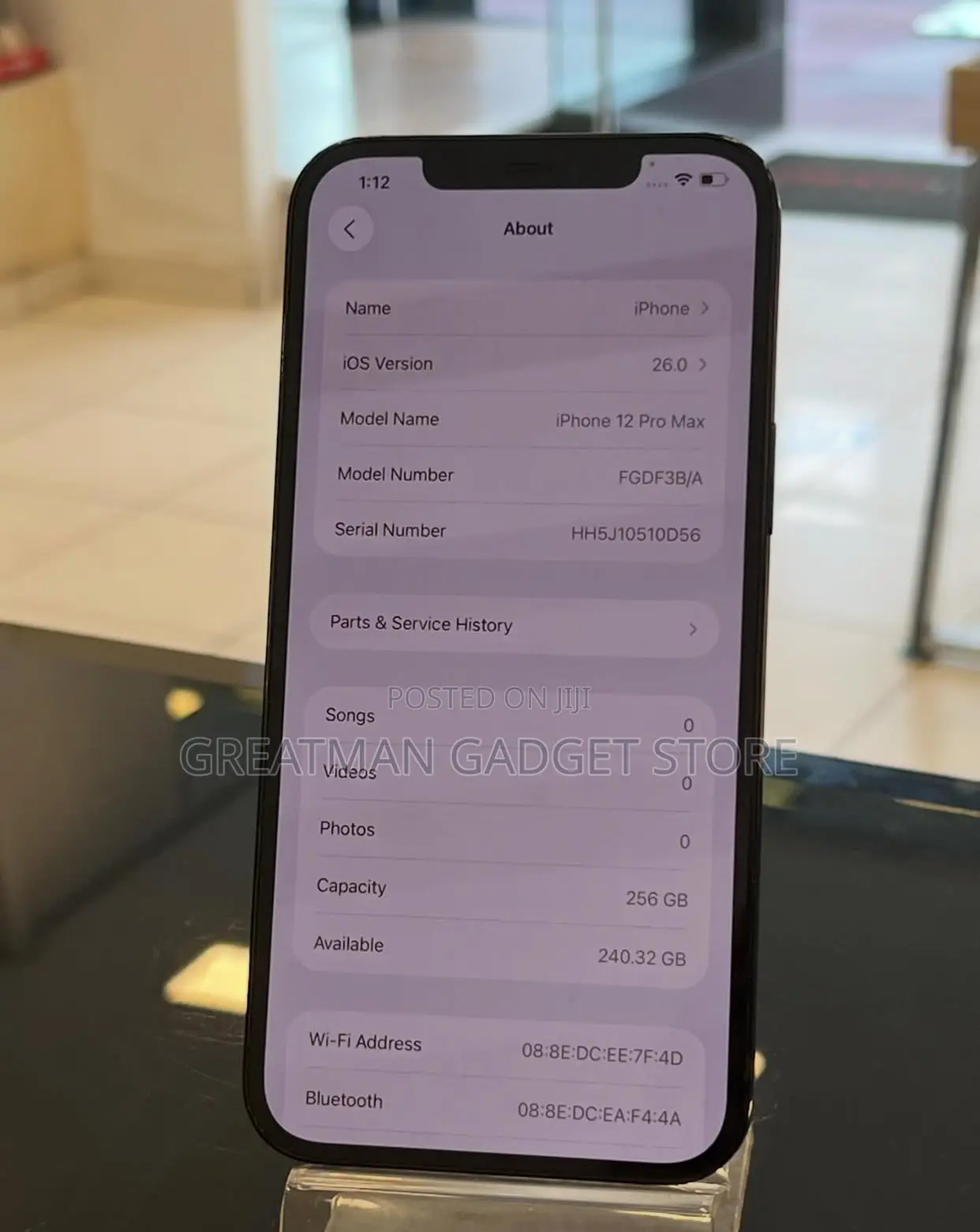 Apple iPhone 12 Pro Max 256 GB Gray in Ikeja - Mobile Phones, Micheal ...