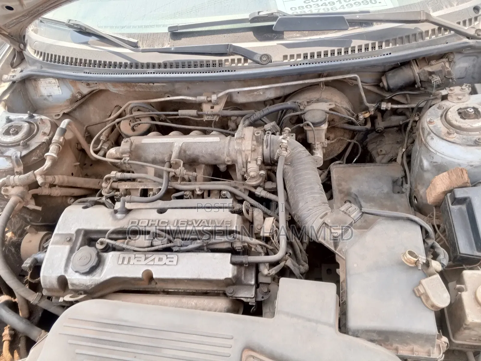 Mazda 323 2000 Silver in Sagamu - Cars, Blue Autos | Jiji.ng