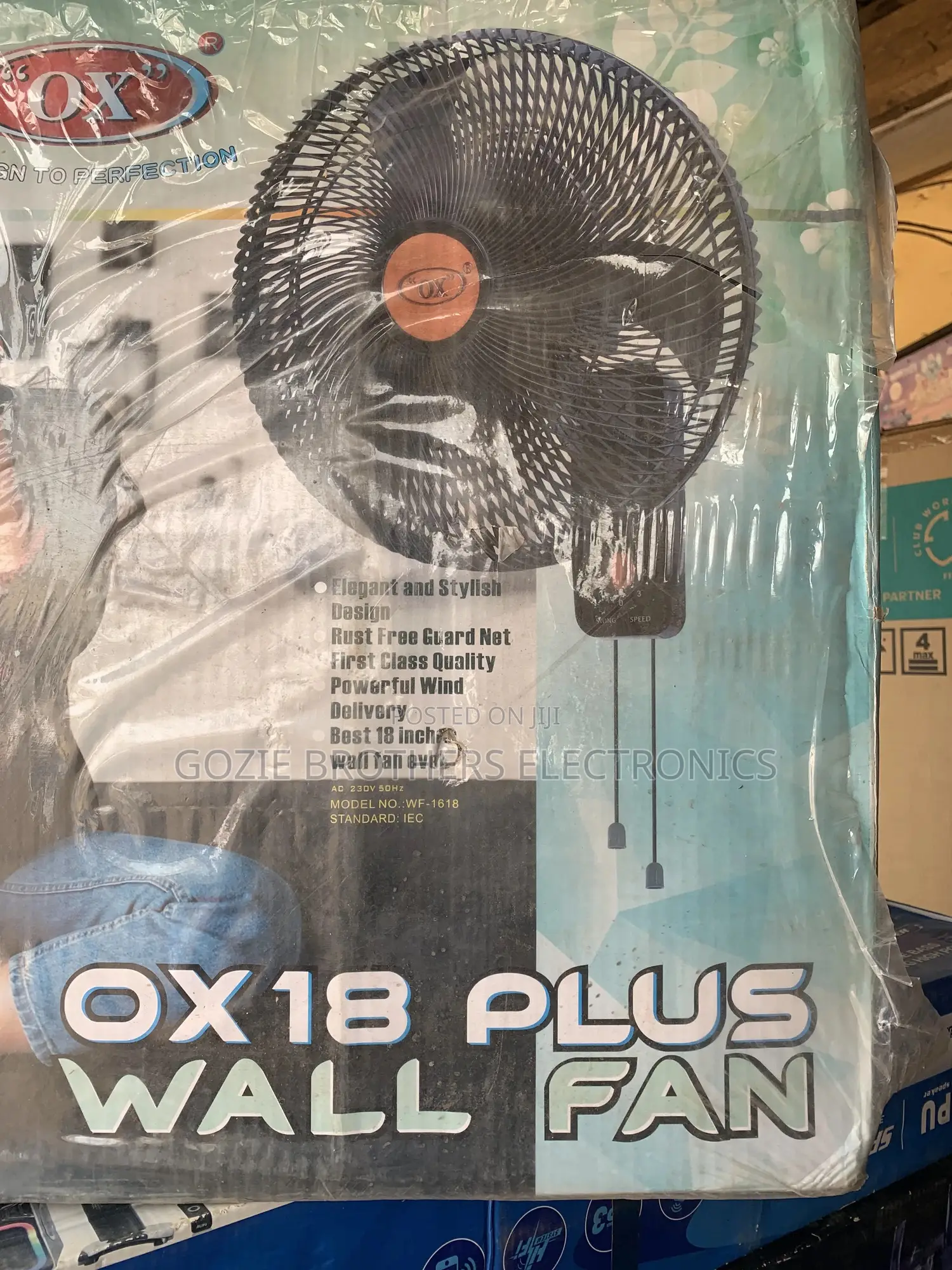 Ox 18 Inches Wall Fan Corper Coil in Nyanya - Home Appliances, Gozie ...