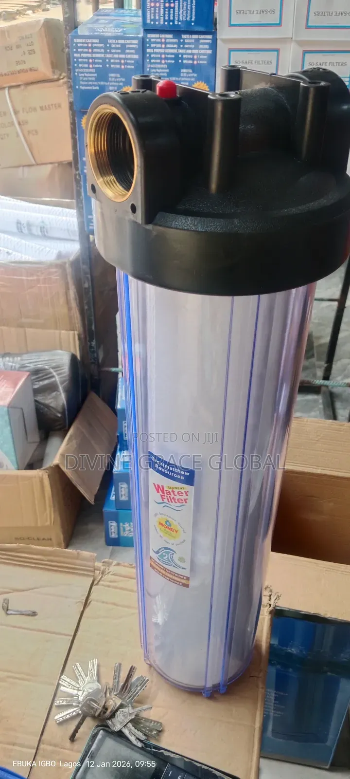 Glass 20inche Water Filter in Orile - Plumbing & Water Systems, Divine ...