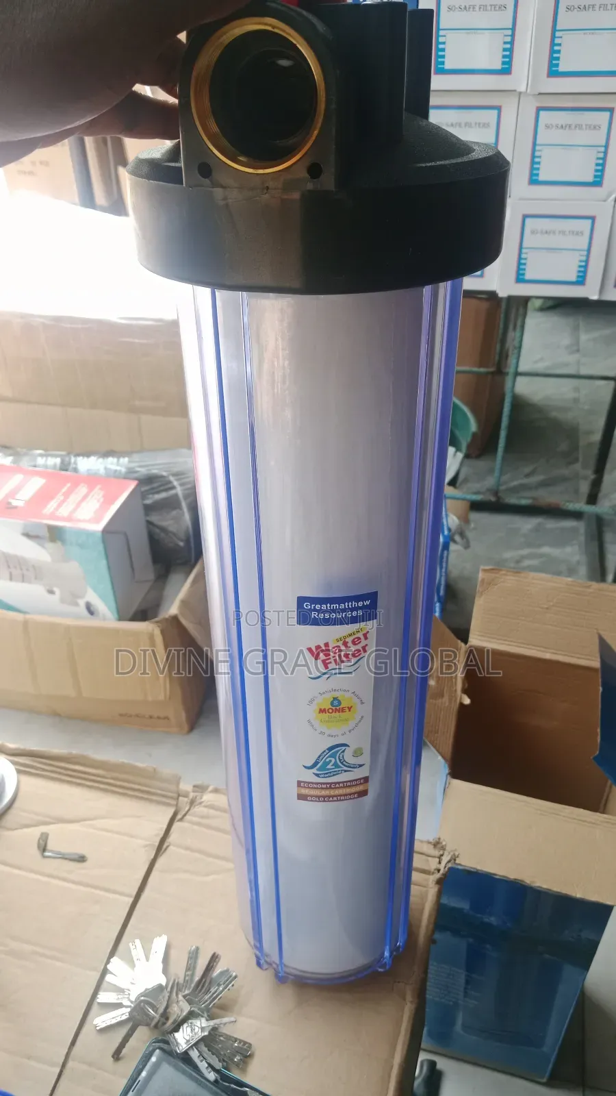 Glass 20inche Water Filter in Orile - Plumbing & Water Systems, Divine ...