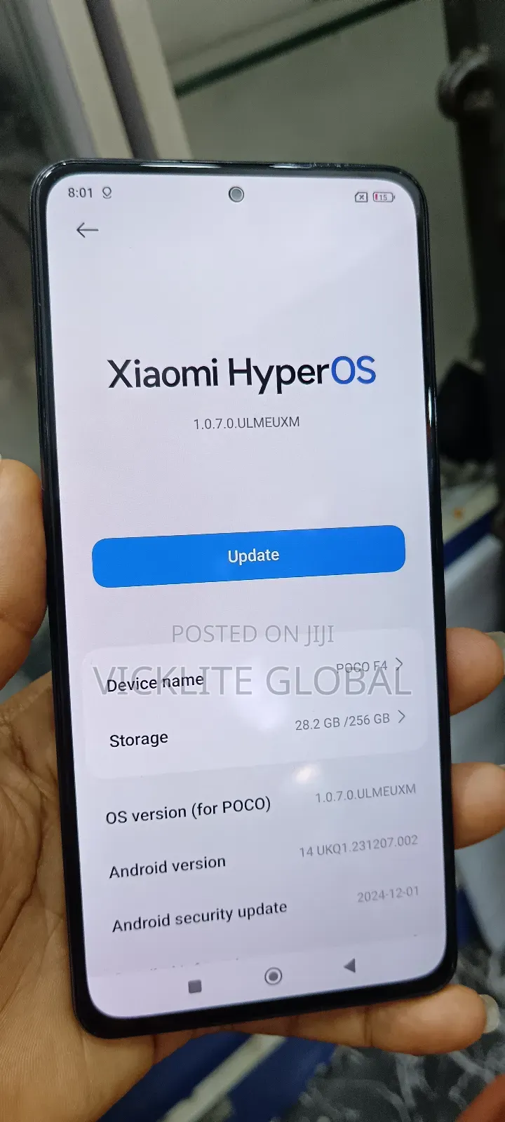 Xiaomi Poco F4 256 GB Black in Ikeja - Mobile Phones, Vicklite Global ...