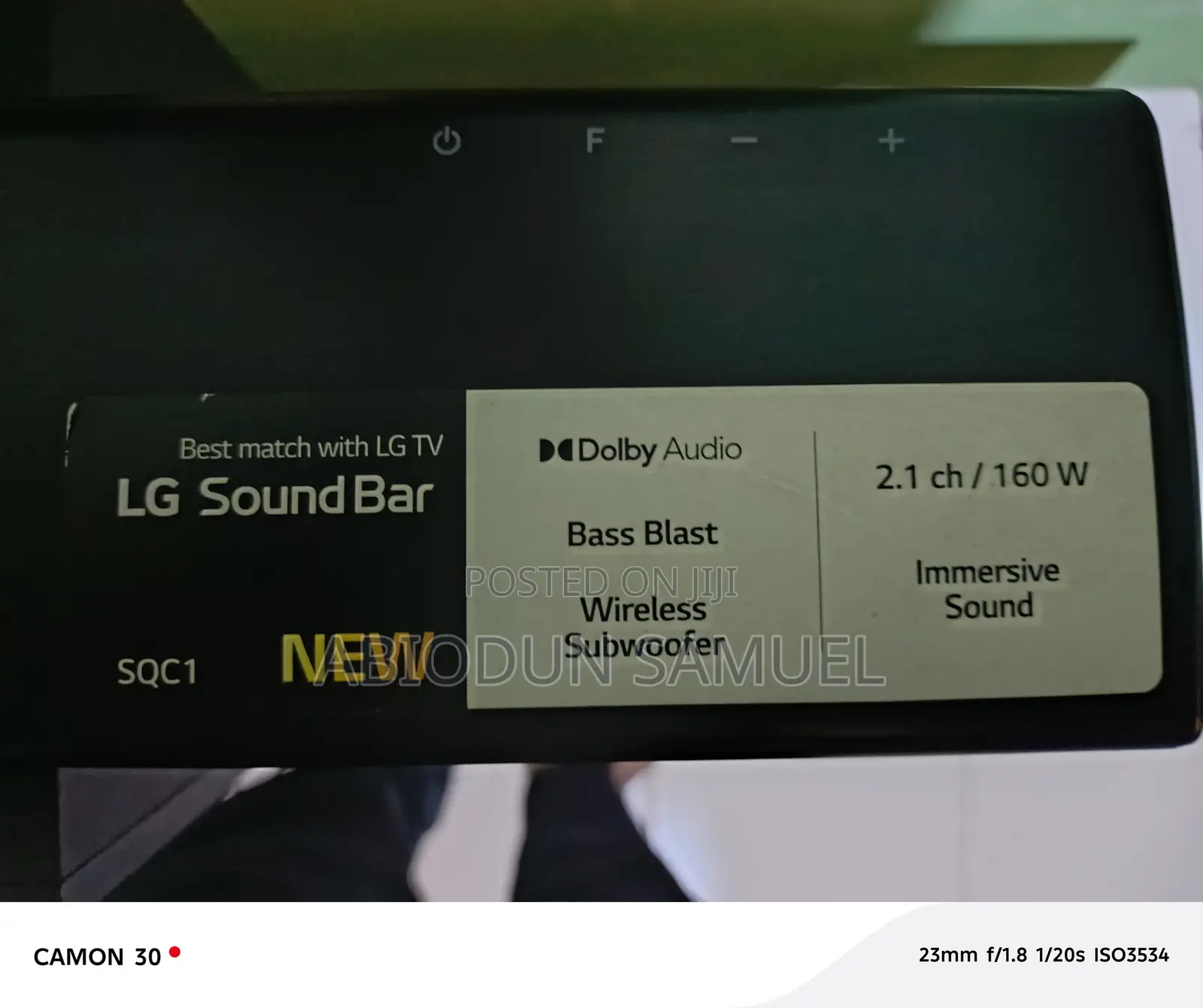 Lg Soundbar With Subwoofer 160w 2.1ch (Sqc1) in Ibadan - Audio & Music ...